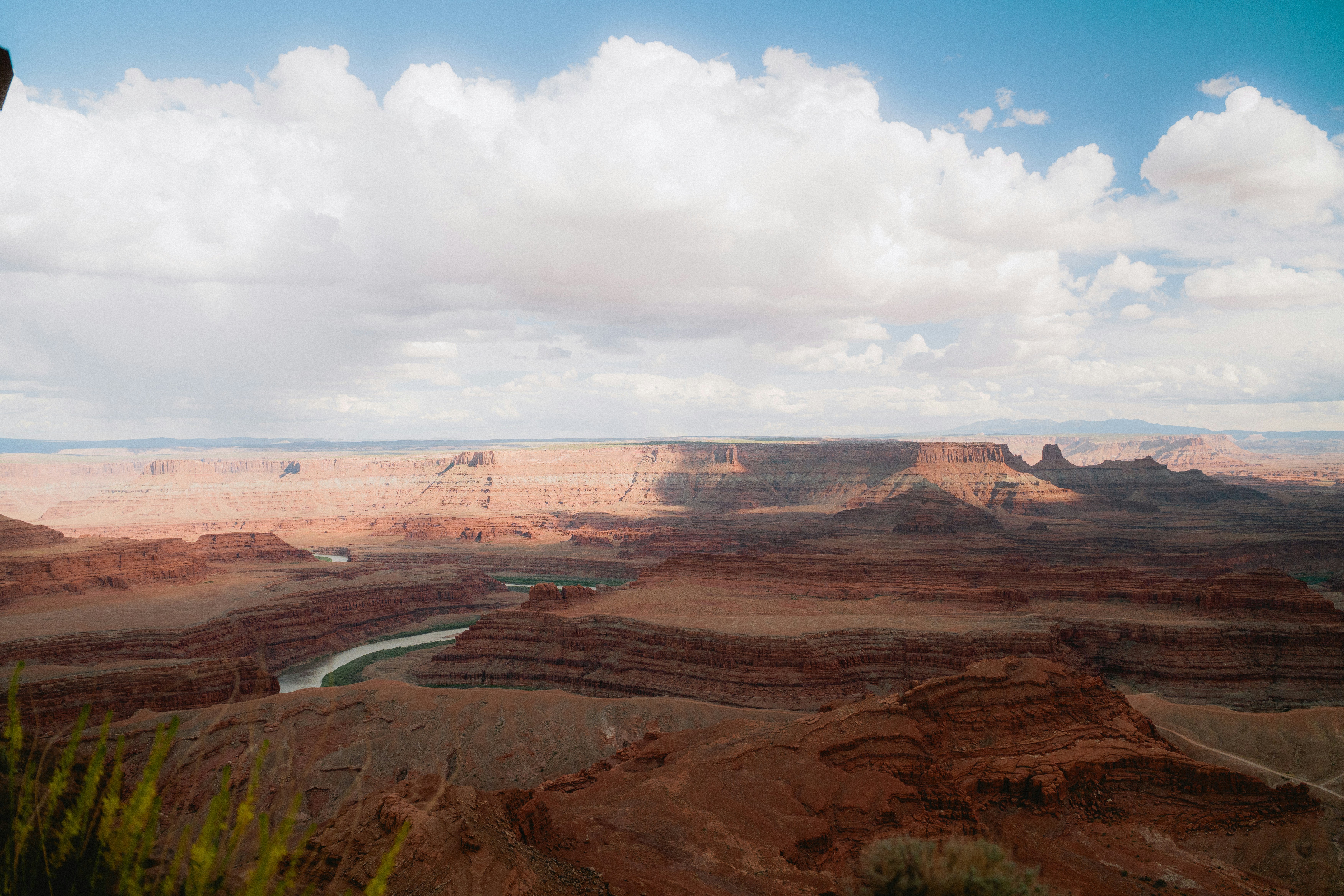 Spectacular canyon vista with clouds and river. photo – Free Wallpaper ...