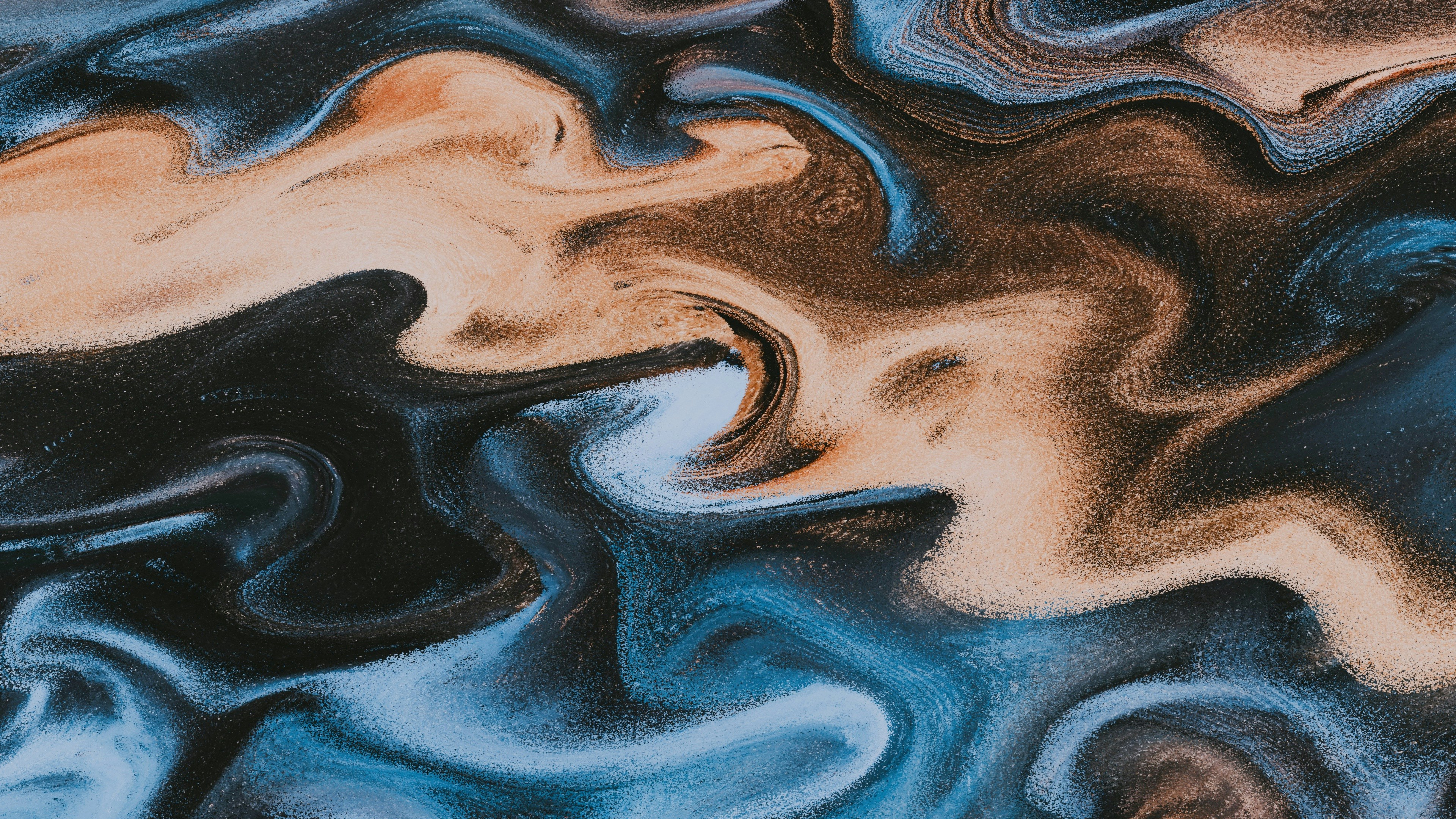 Swirling, abstract art with various colors. photo – Free Wallpaper ...
