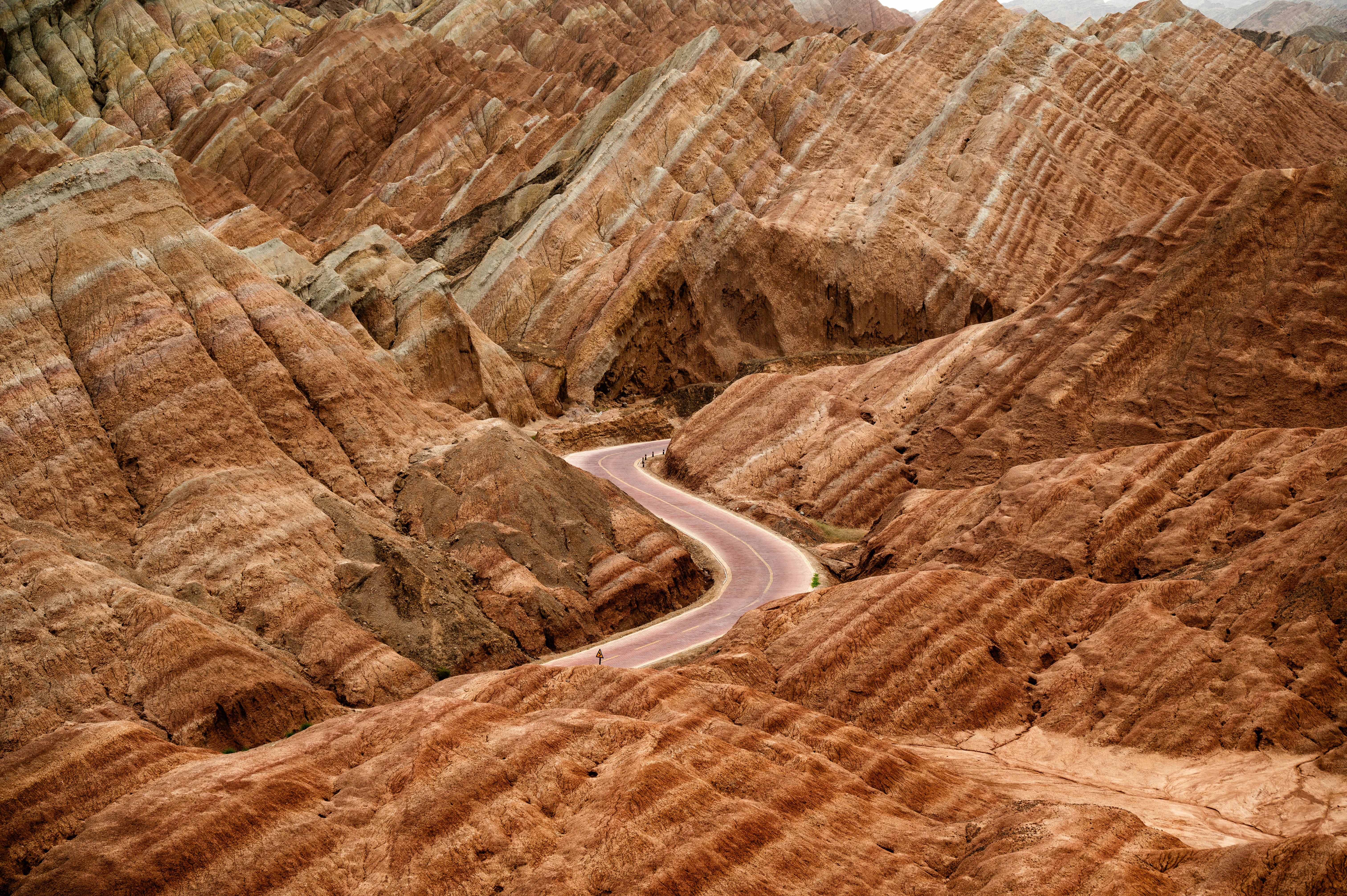 Winding Path Through the Painted Hills