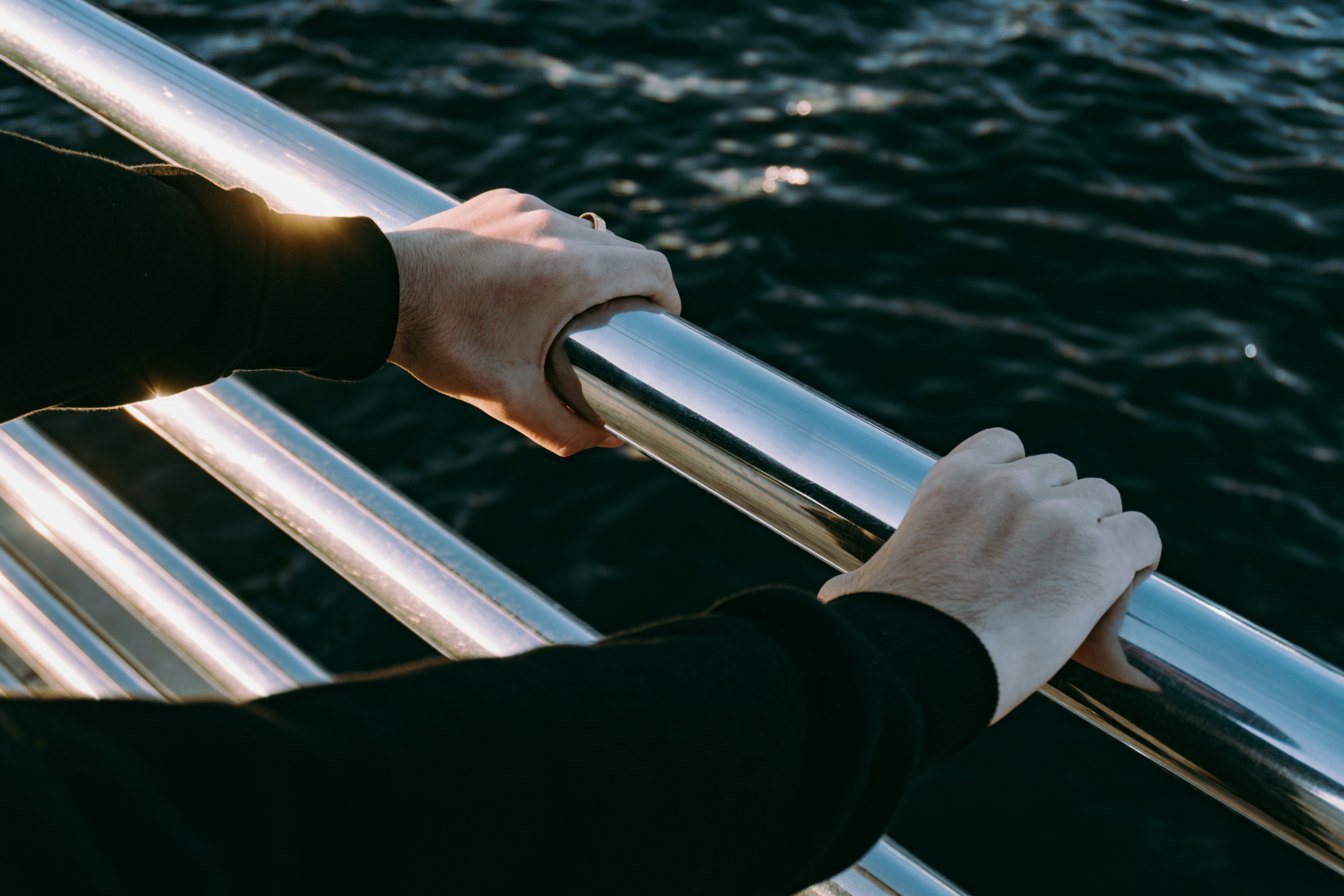 Grasp at Sea: Hands on Stainless Rails