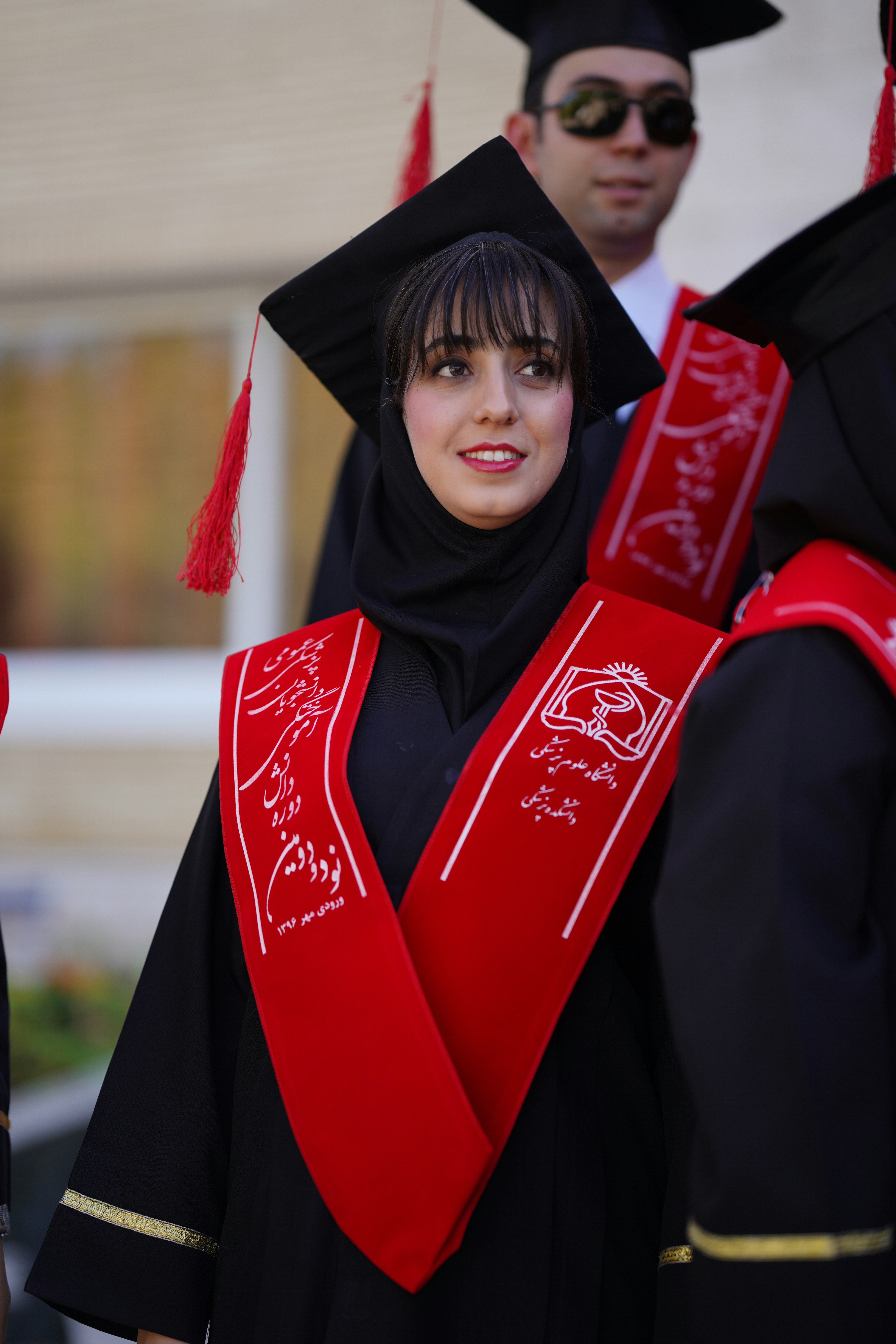 Graduates celebrate at their graduation ceremony. photo – Free Man ...