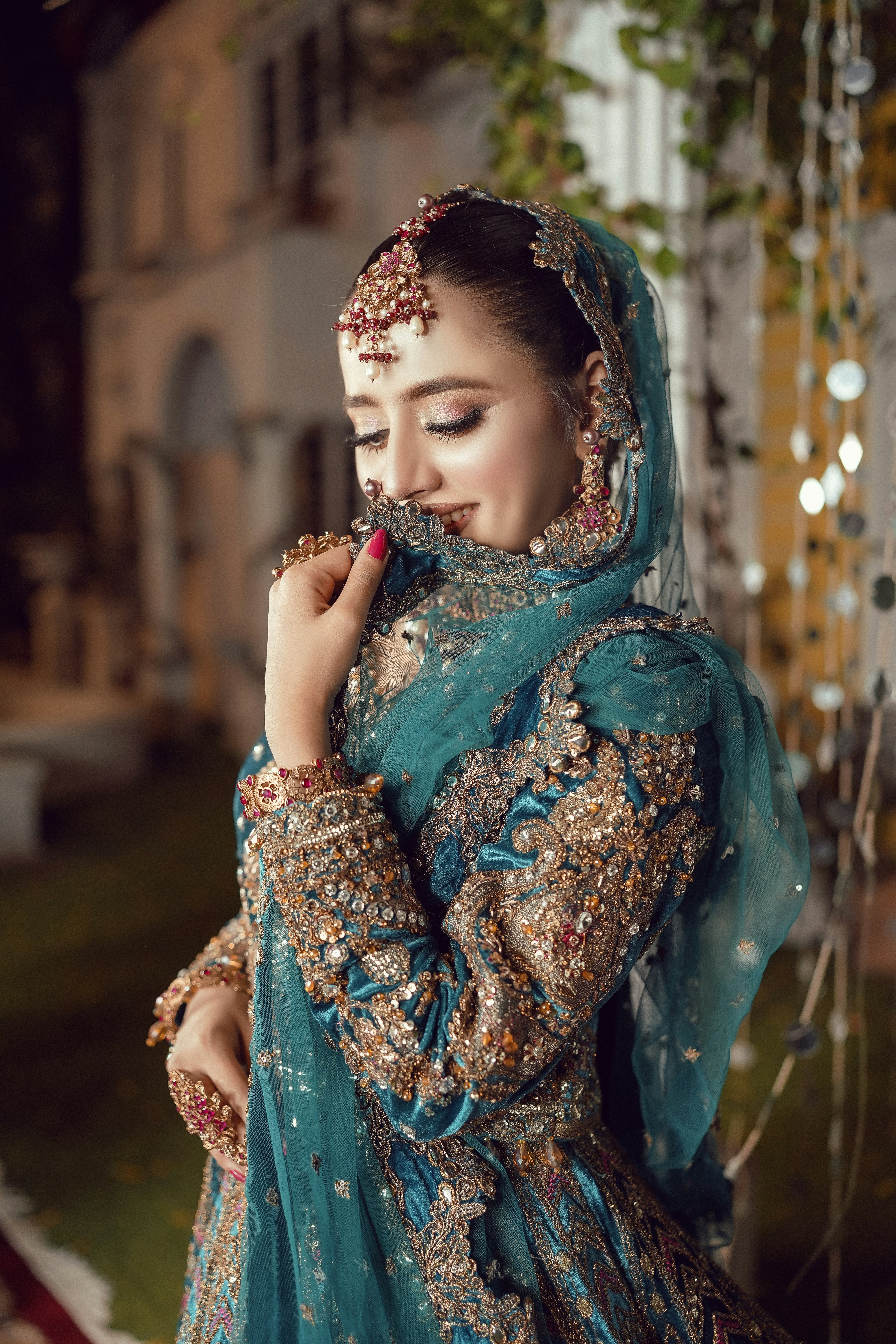 A beautiful bride is dressed up for her wedding. photo – Free Bridal ...