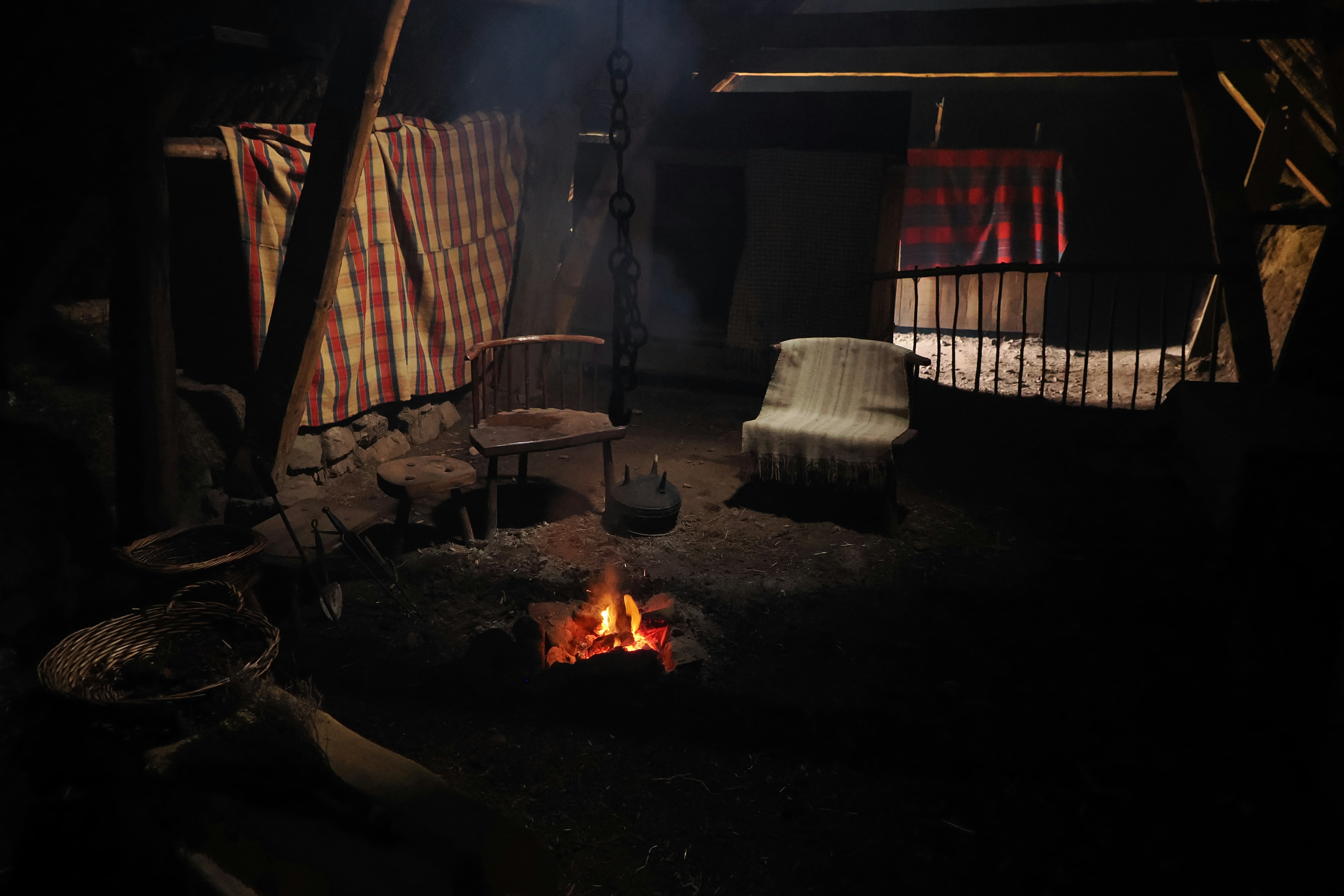 Whispers of the Hearth: A Glimpse into Rustic Comfort