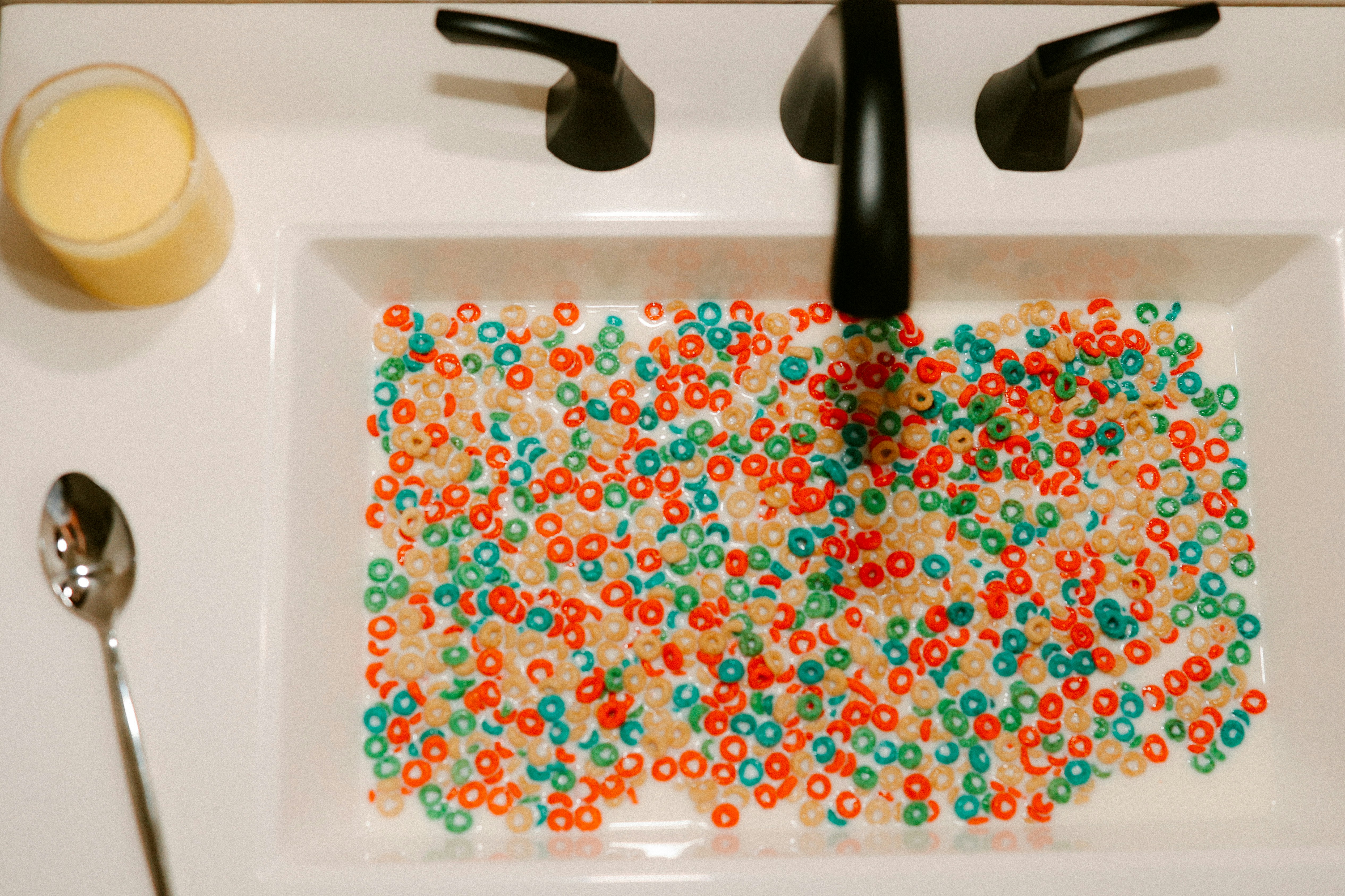 A Colorful Cascade of Cereal Dreams