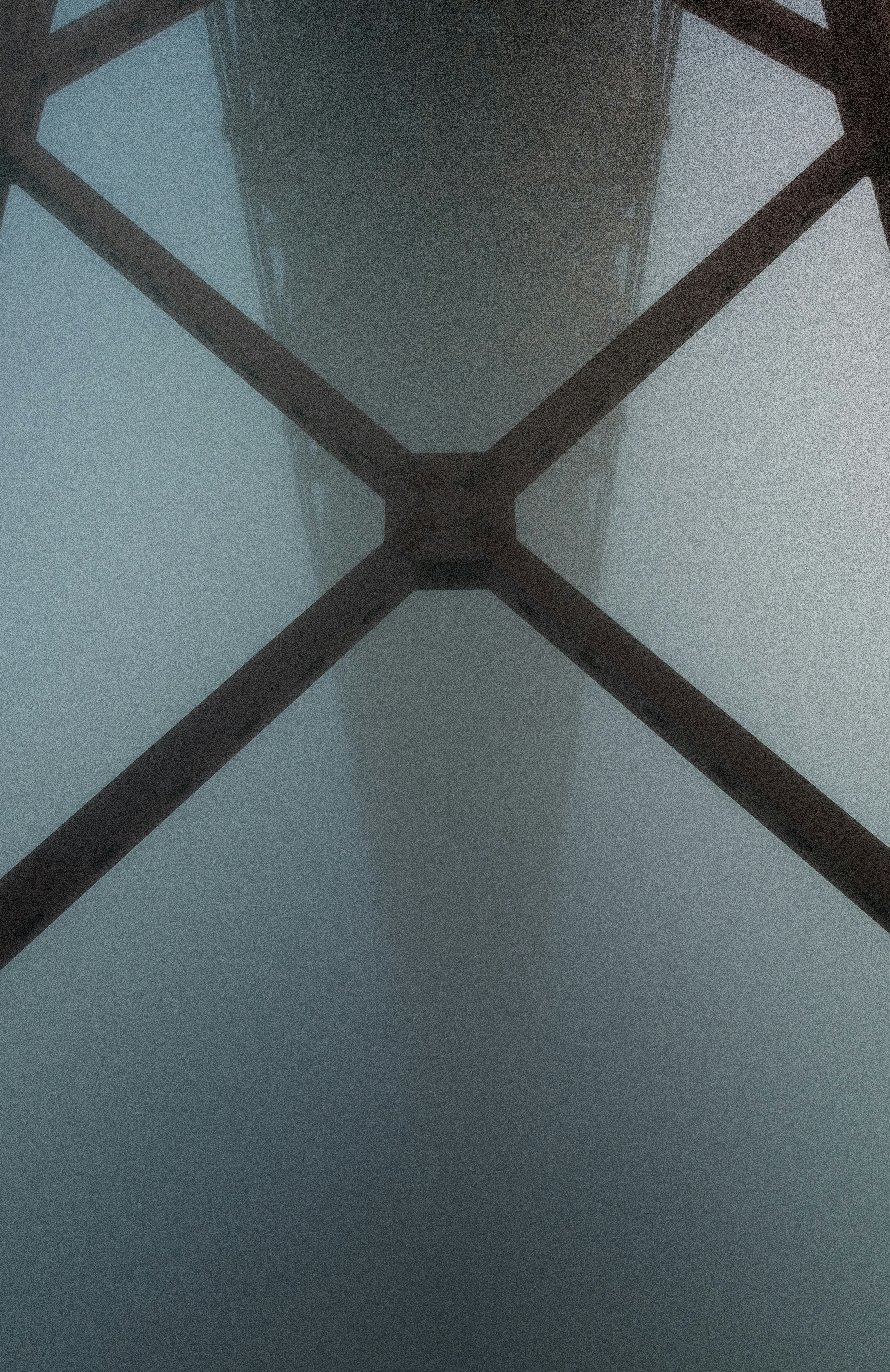 X-shaped structure over a misty background. photo – Free City Image on ...