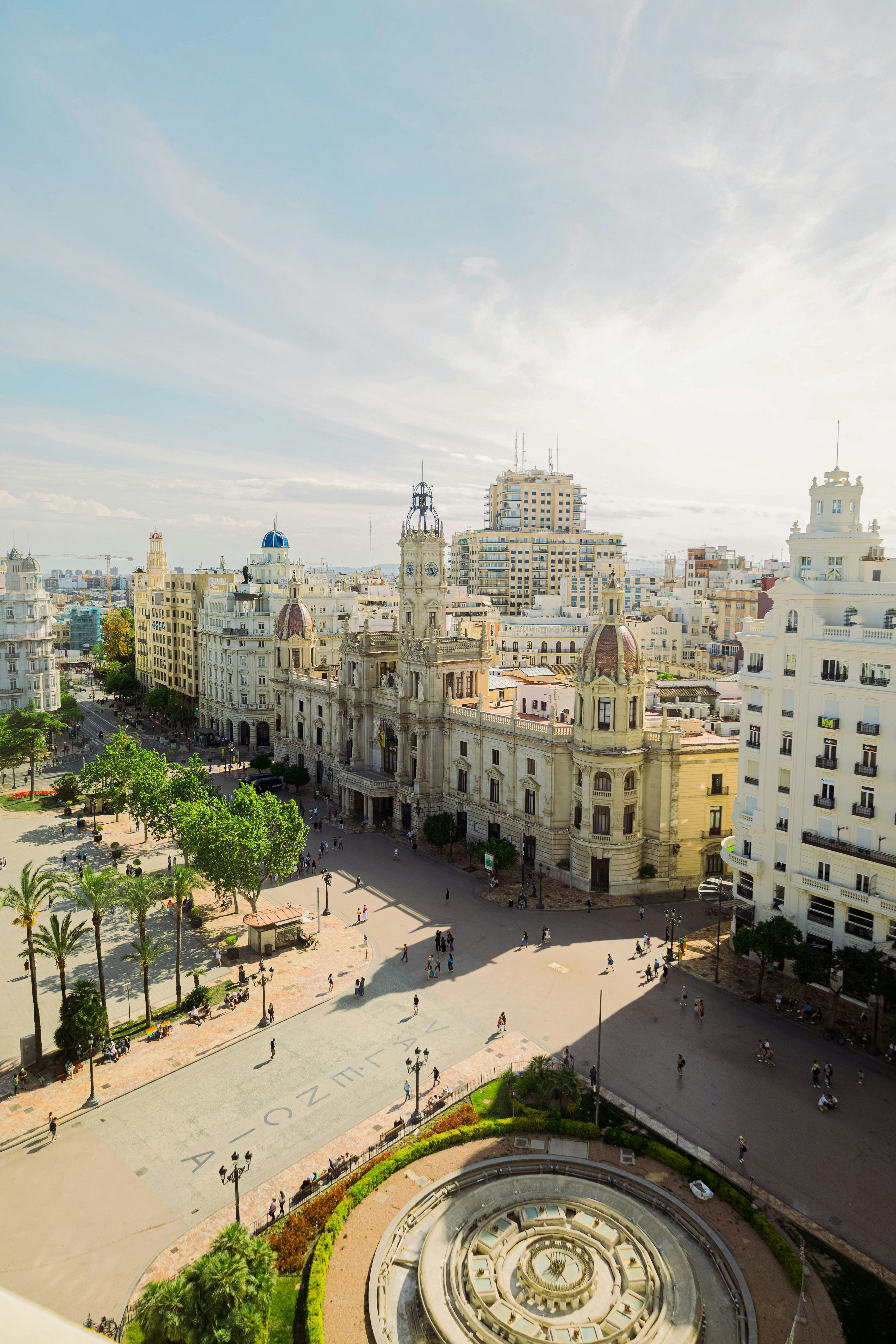Cityscape of valencia, spain, on a sunny day. photo – Free City Image ...