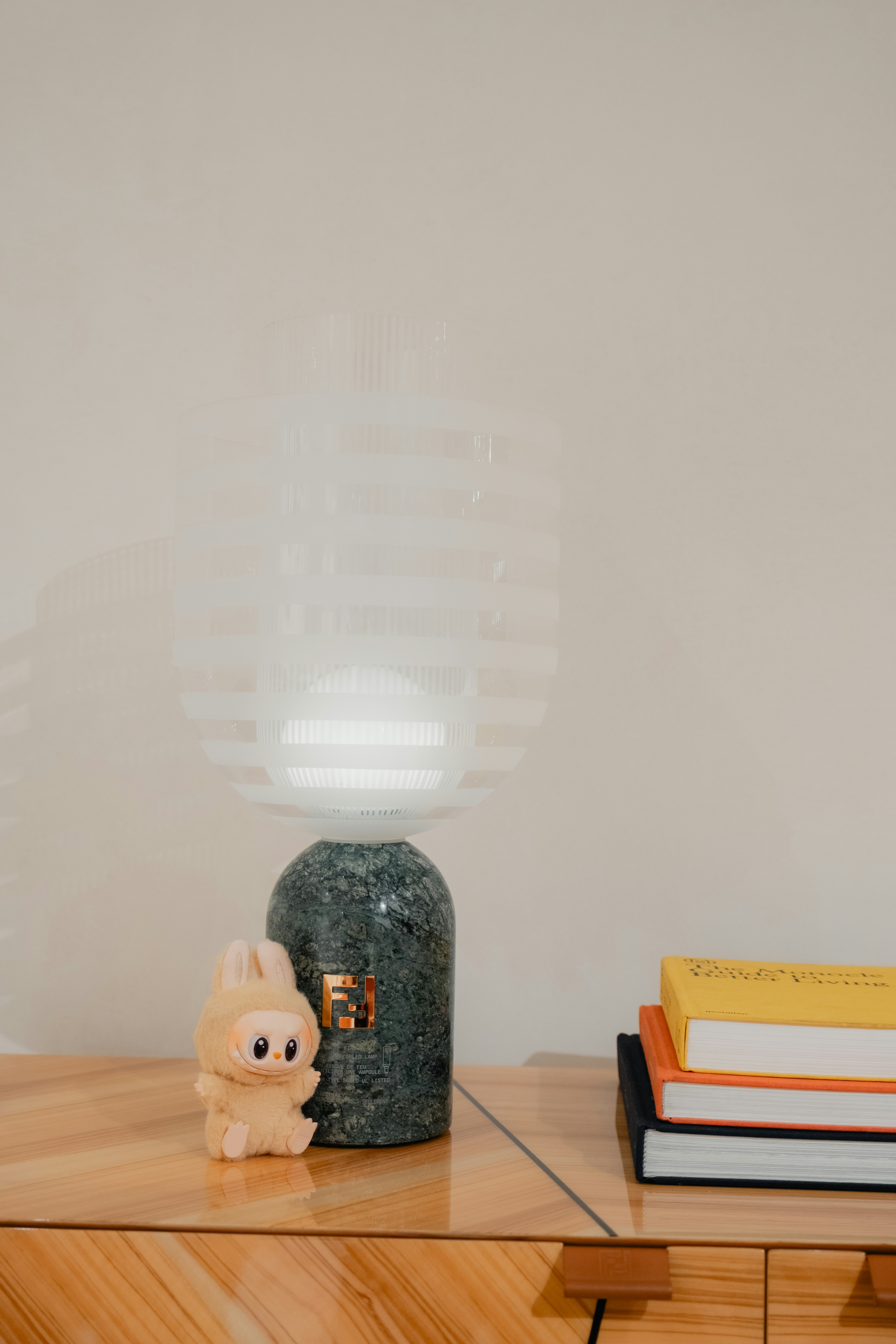 Lamp of Quiet Studiousness with Plush Guardian