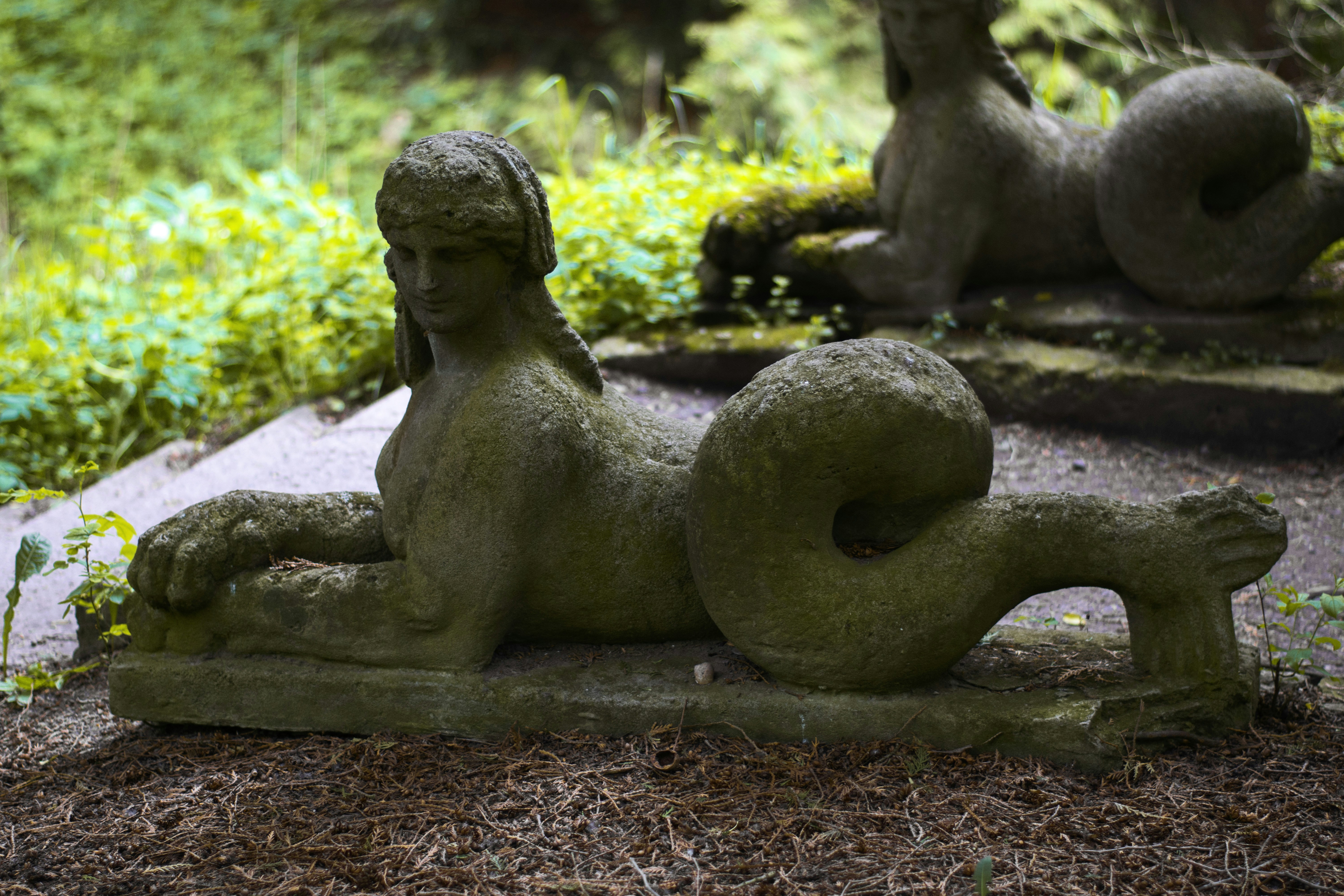 Whispering Mermaid at the Garden Edge