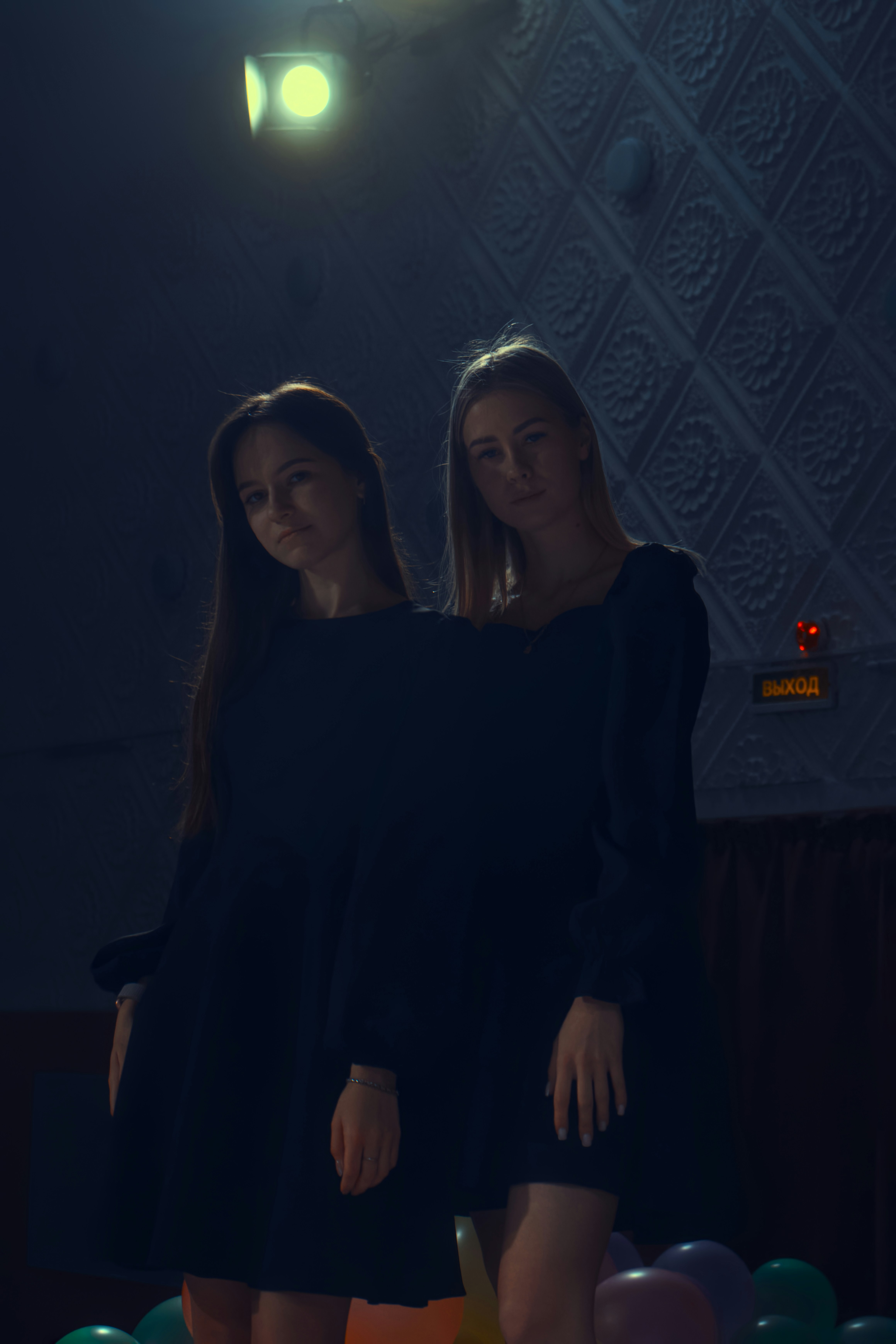 A Moment in Shadows: Elegance Amidst the Dim