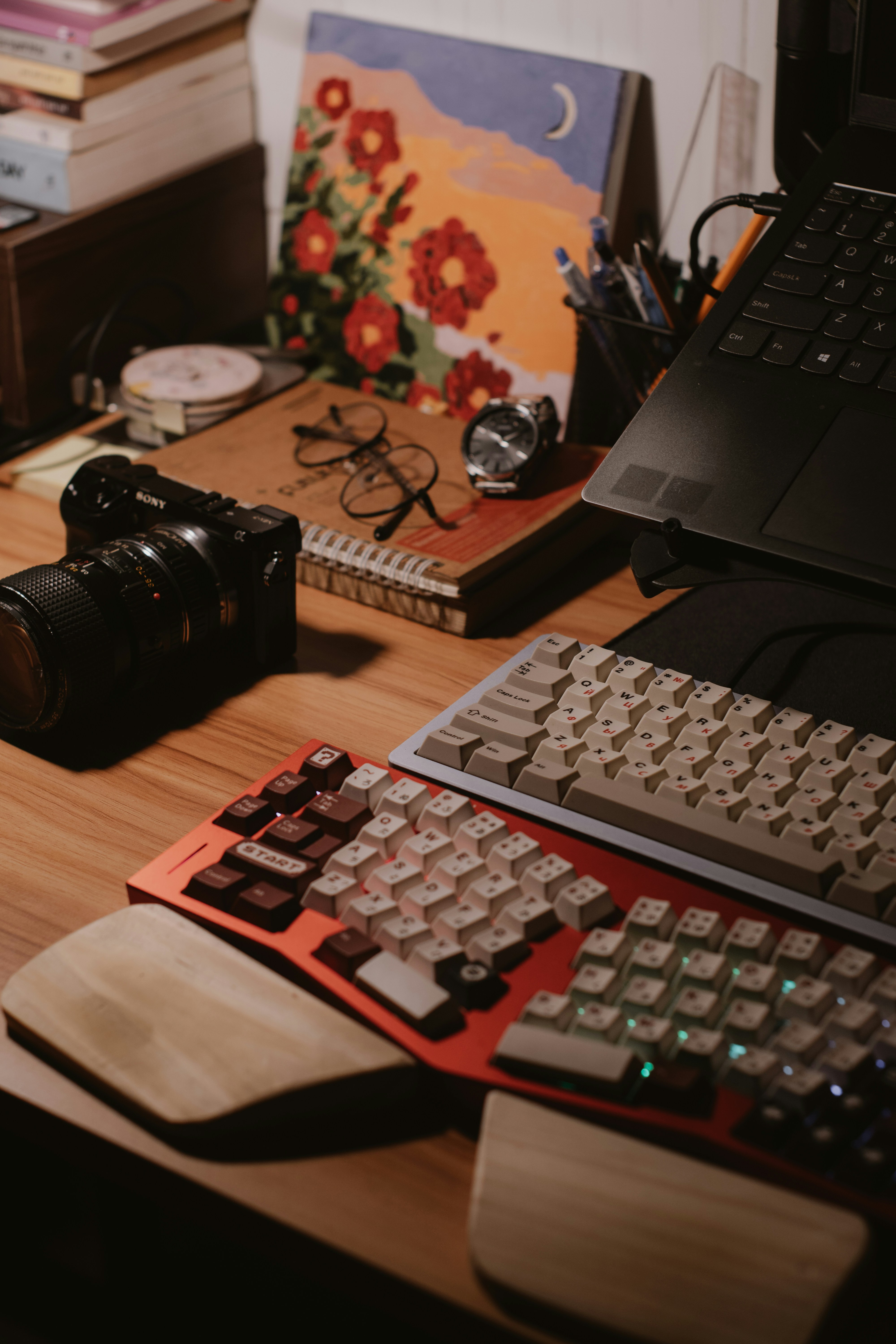 A Creative Workspace in Focus