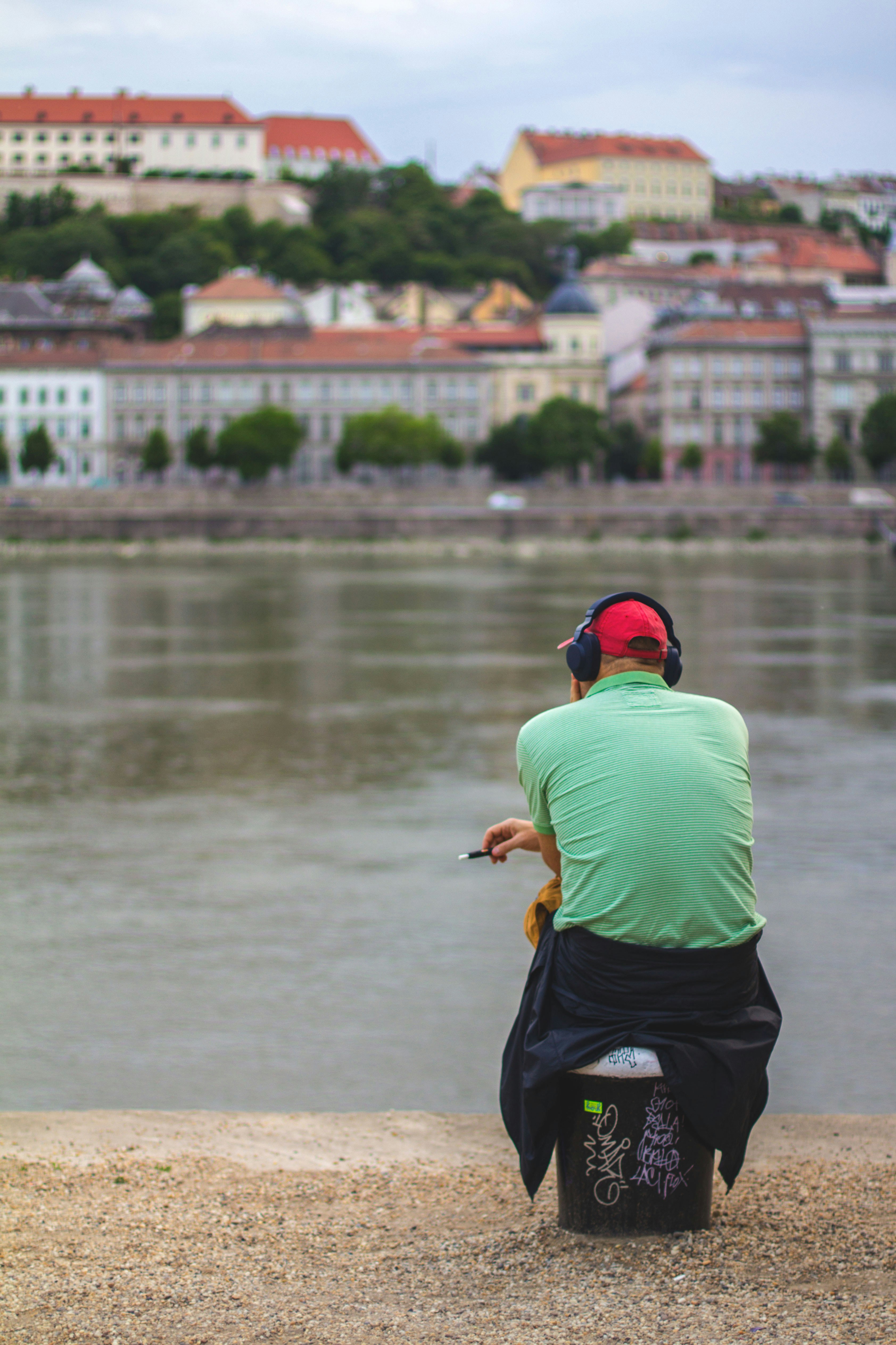 Reflections of Solitude by the Riverbank