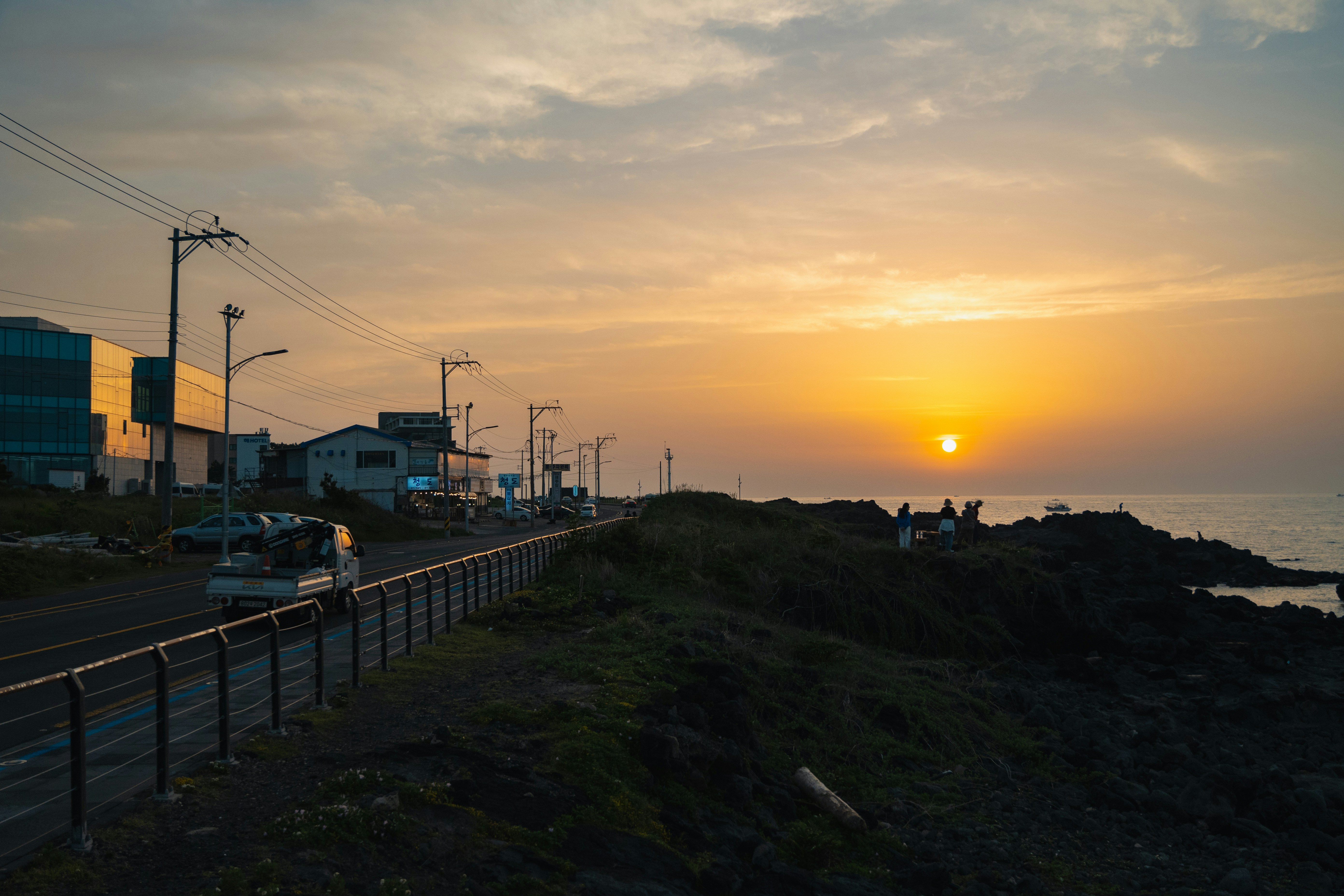 Twilight Embrace: Where Land Meets Sea