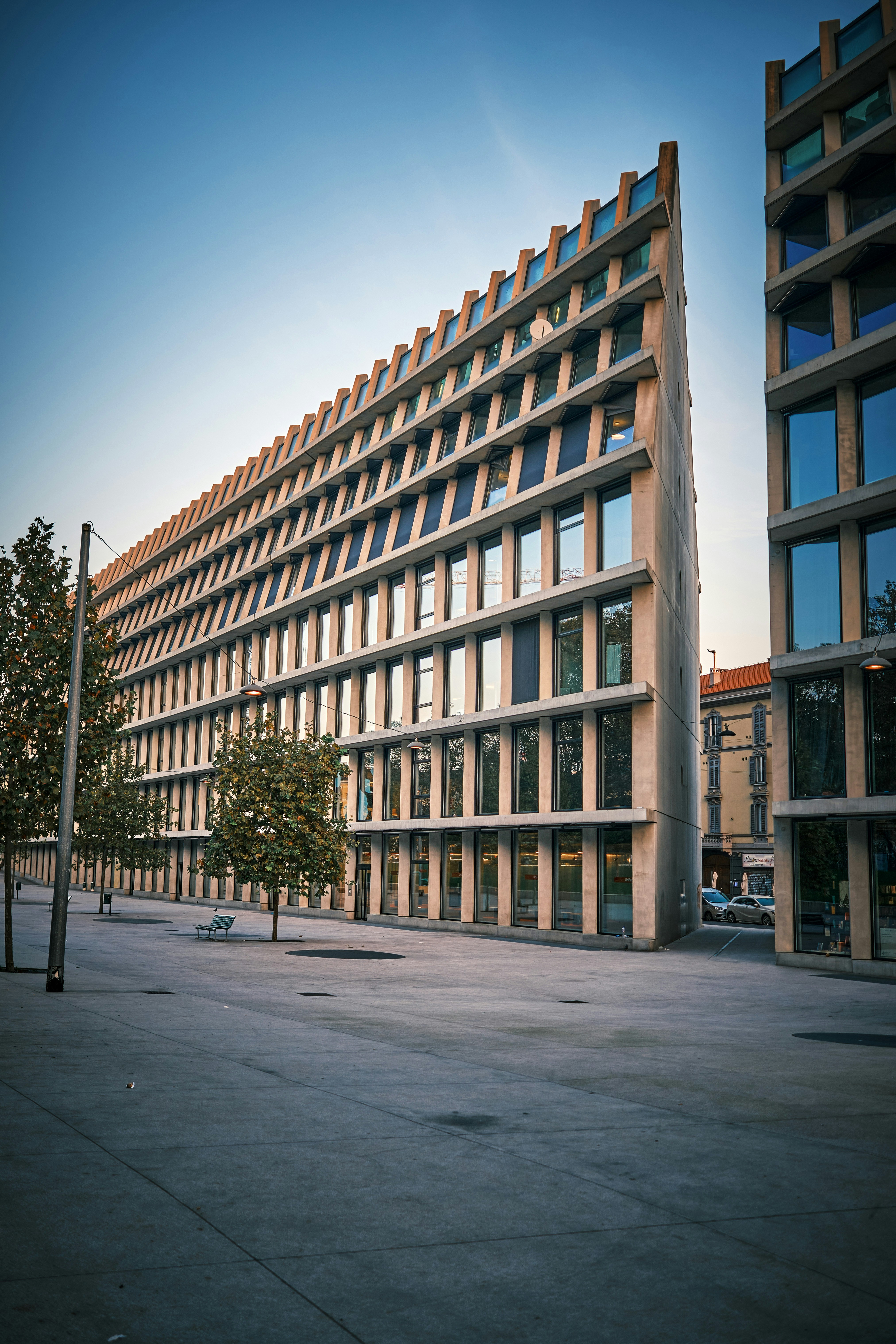Modern building with a unique architectural design. photo – Free ...