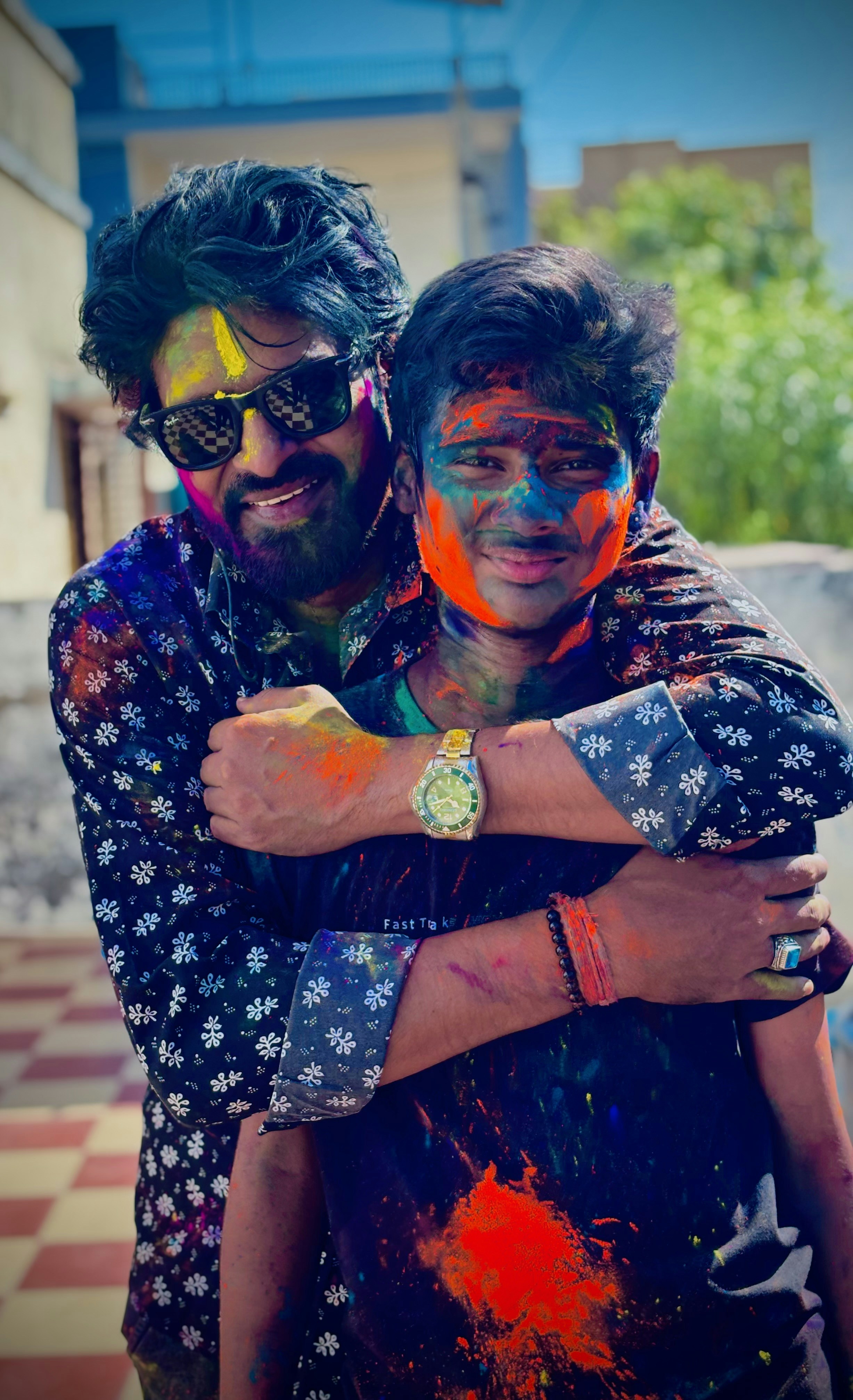 Vibrant Celebration of Color and Joy