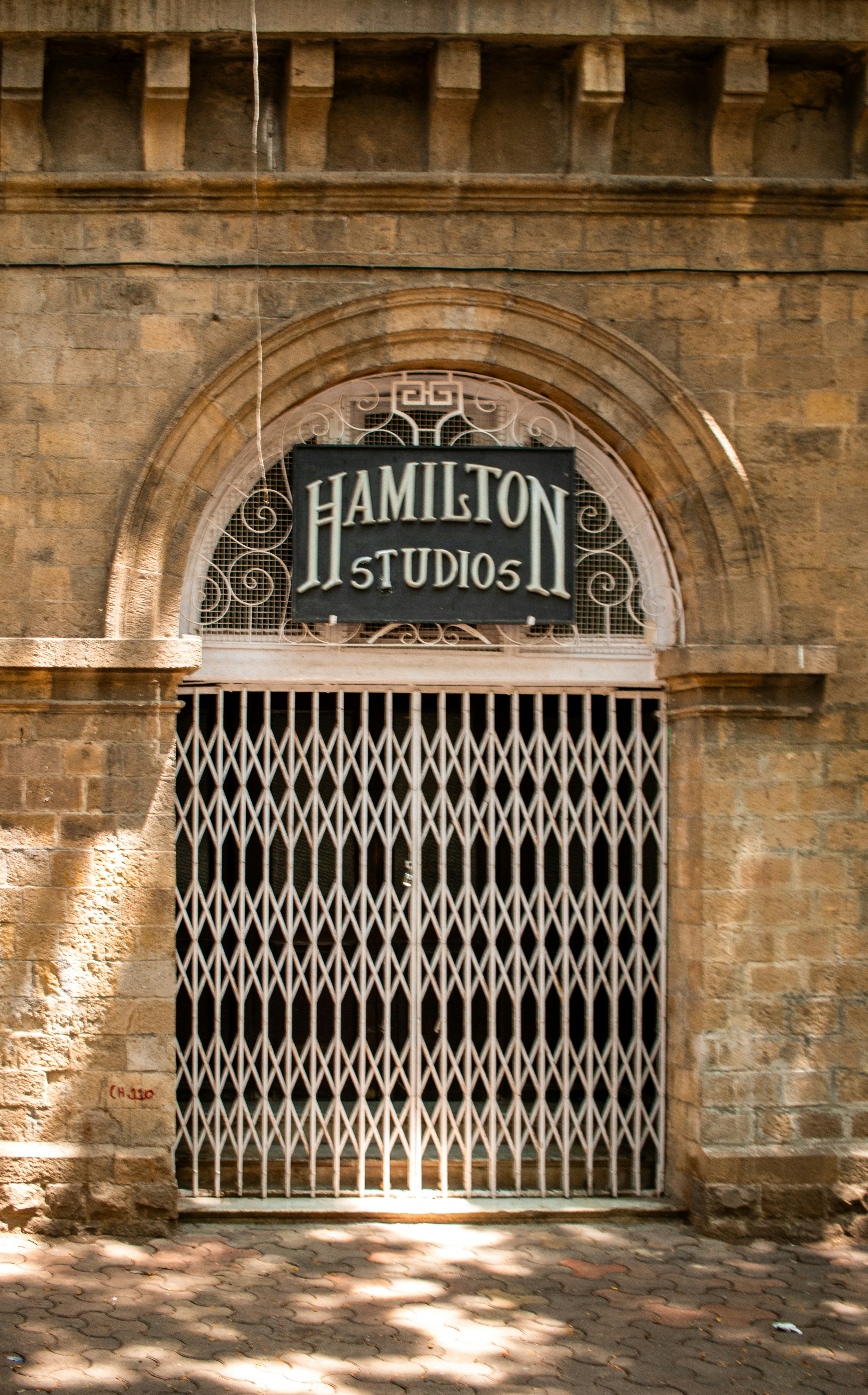 Hamilton studios entrance, with a metal gate. photo – Free India Image ...
