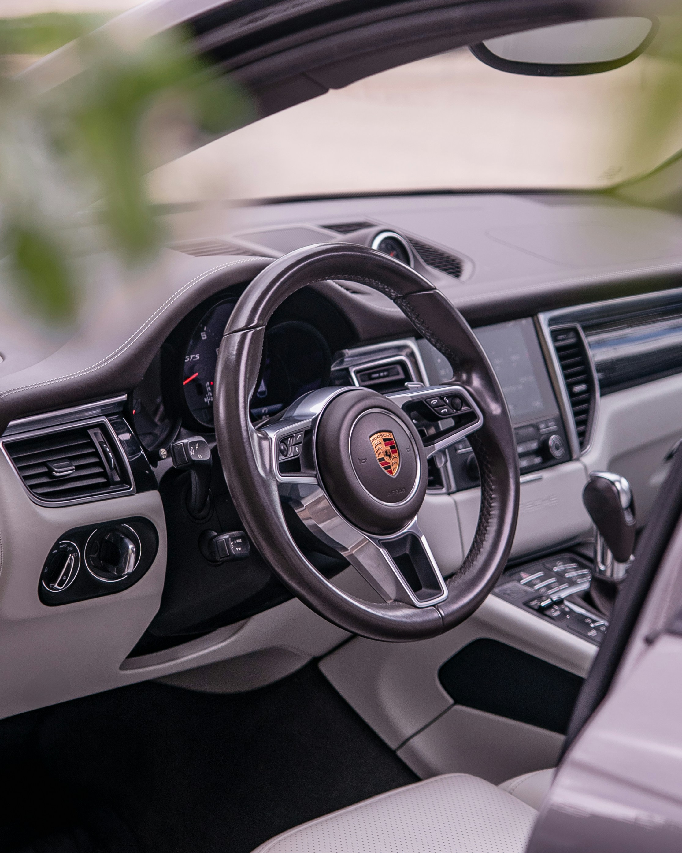 Interior view of a luxury porsche car. photo – Free Interior design ...