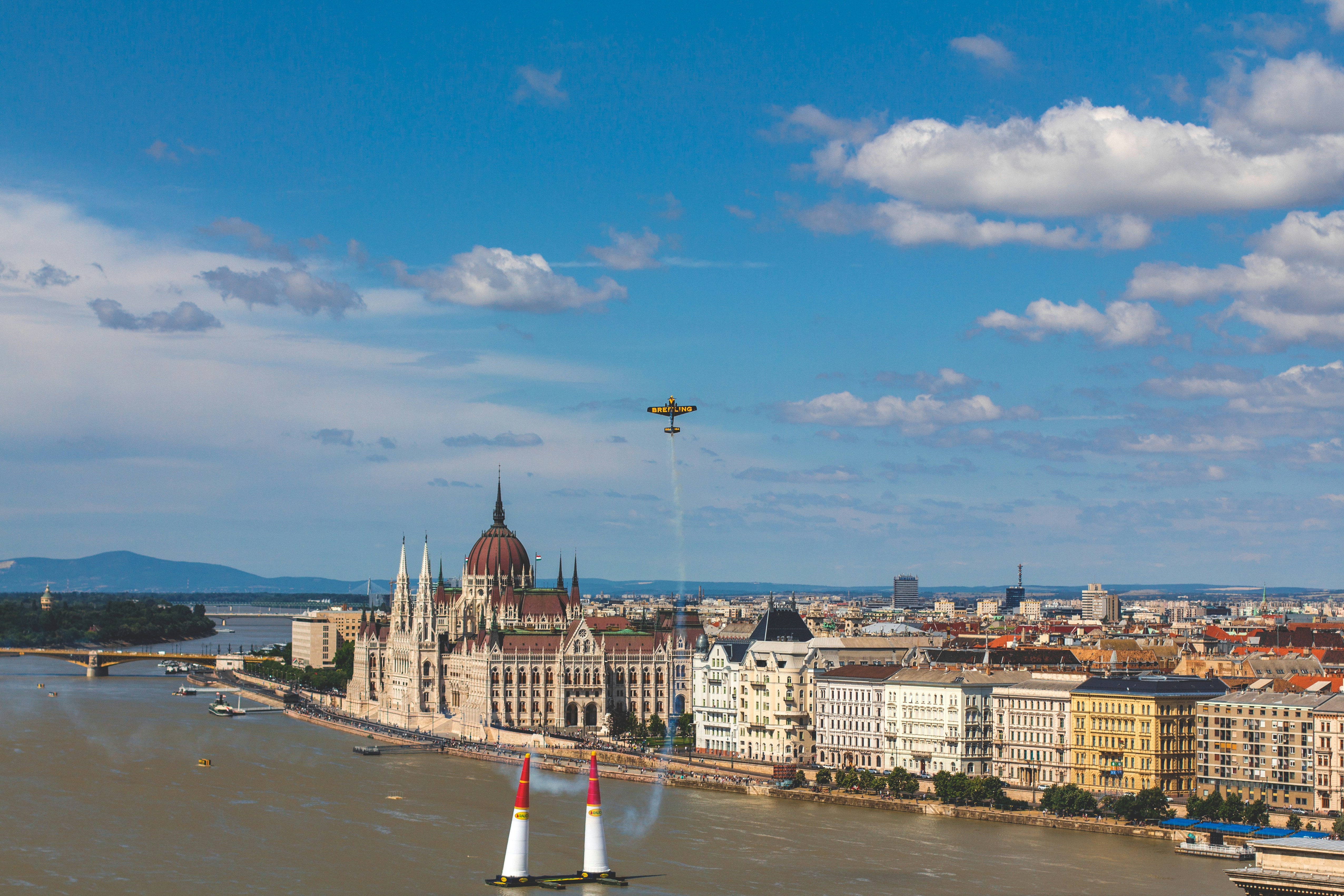 Parliament by the Danube: Gothic Spires and Riverfront Daylight