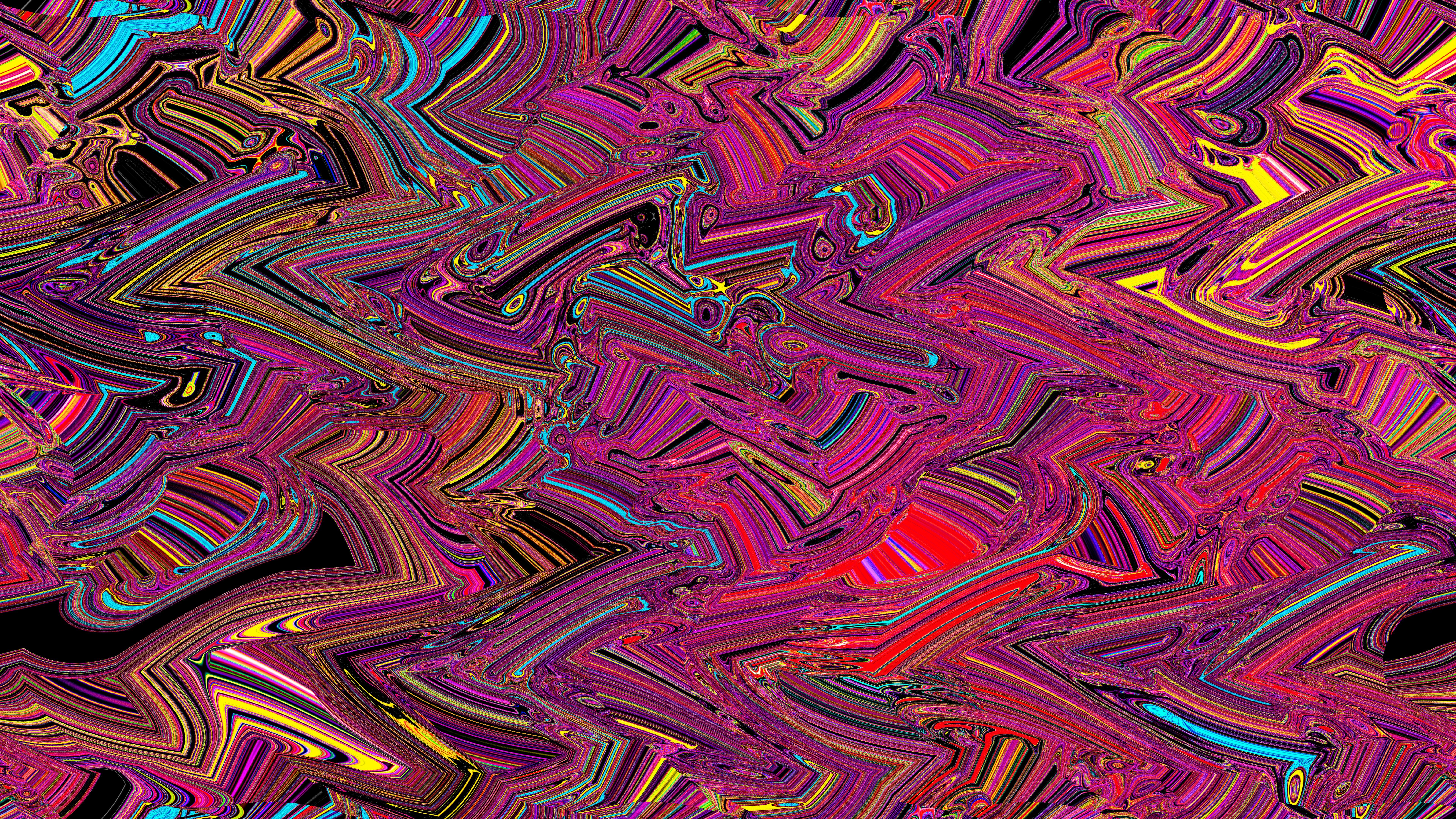 Abstract, wavy pattern with various vibrant colors. photo – Free ...