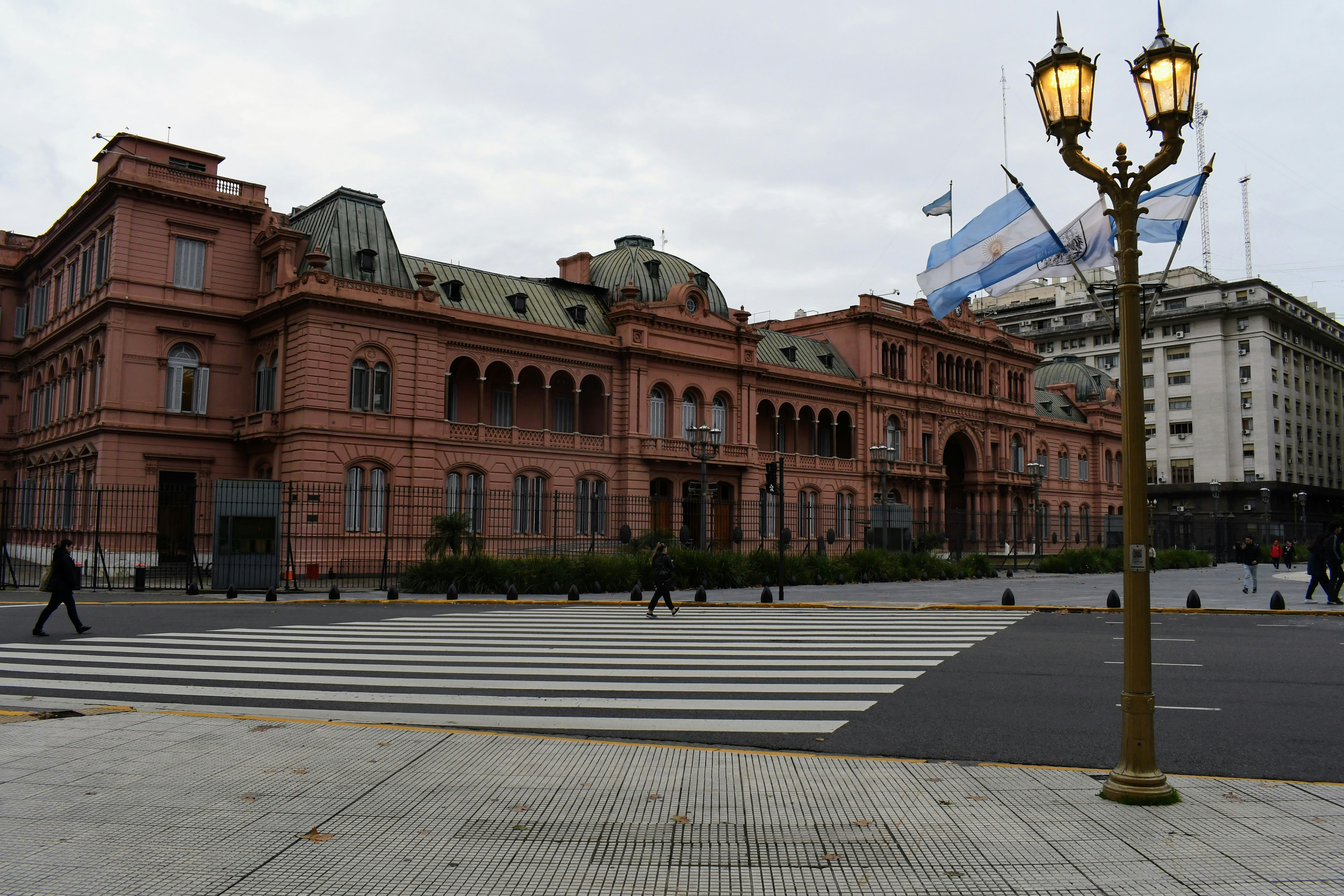 The casa rosada, argentina's presidential palace.