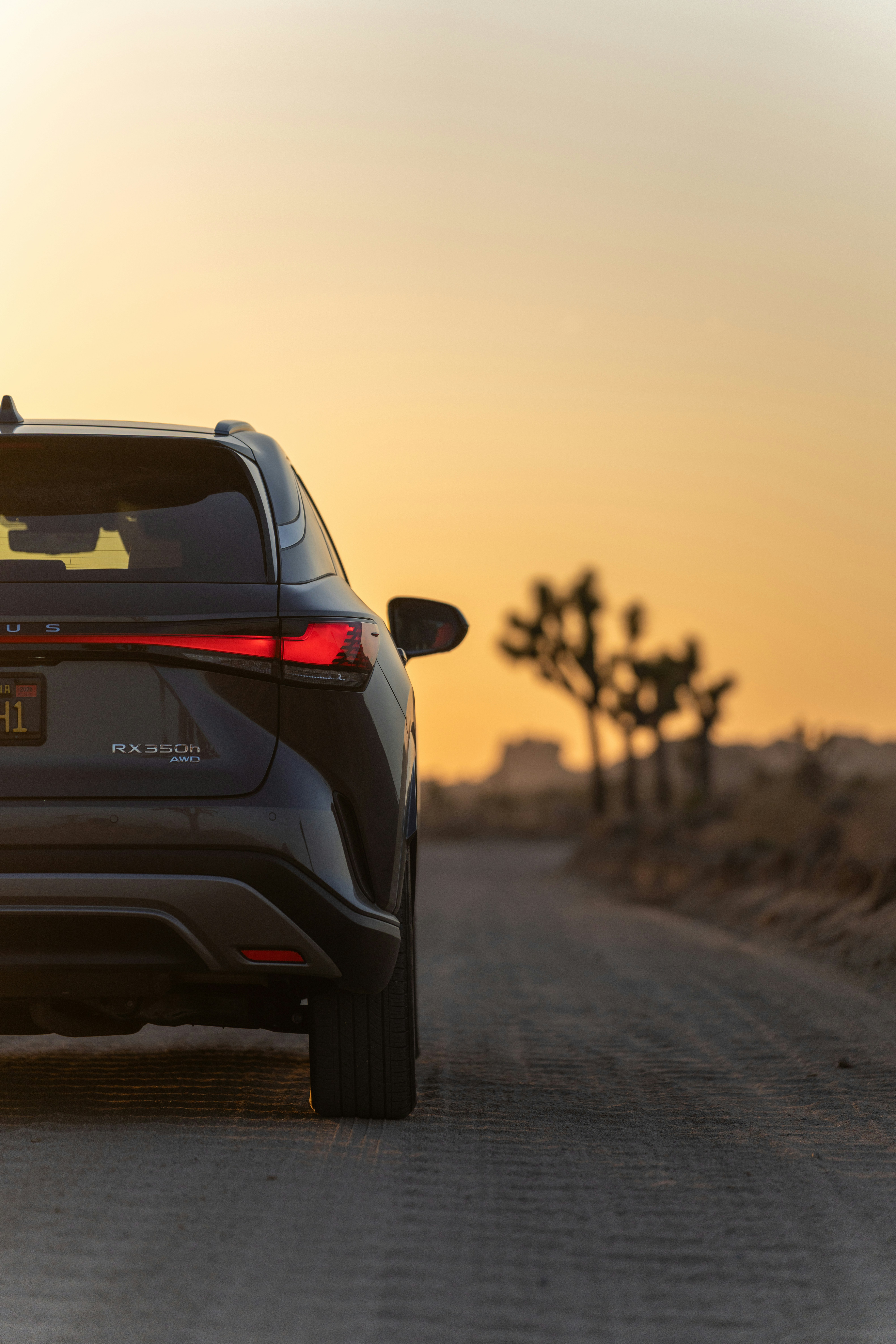 A lexus suv parked on a dirt road at sunset. photo – Free Car Image on ...