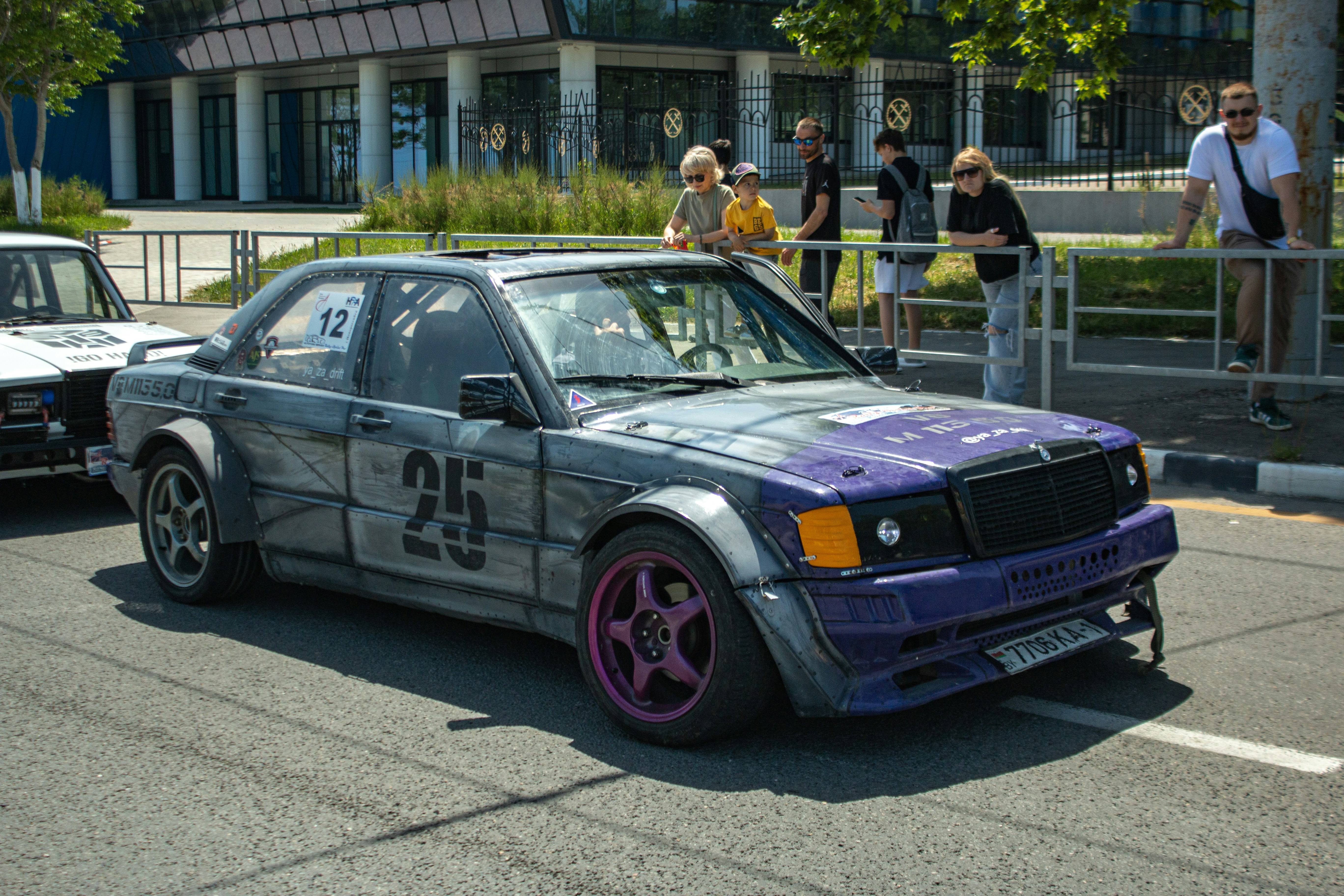 Race-Ready Steel: A Weathered DTM Stalwart in Motion