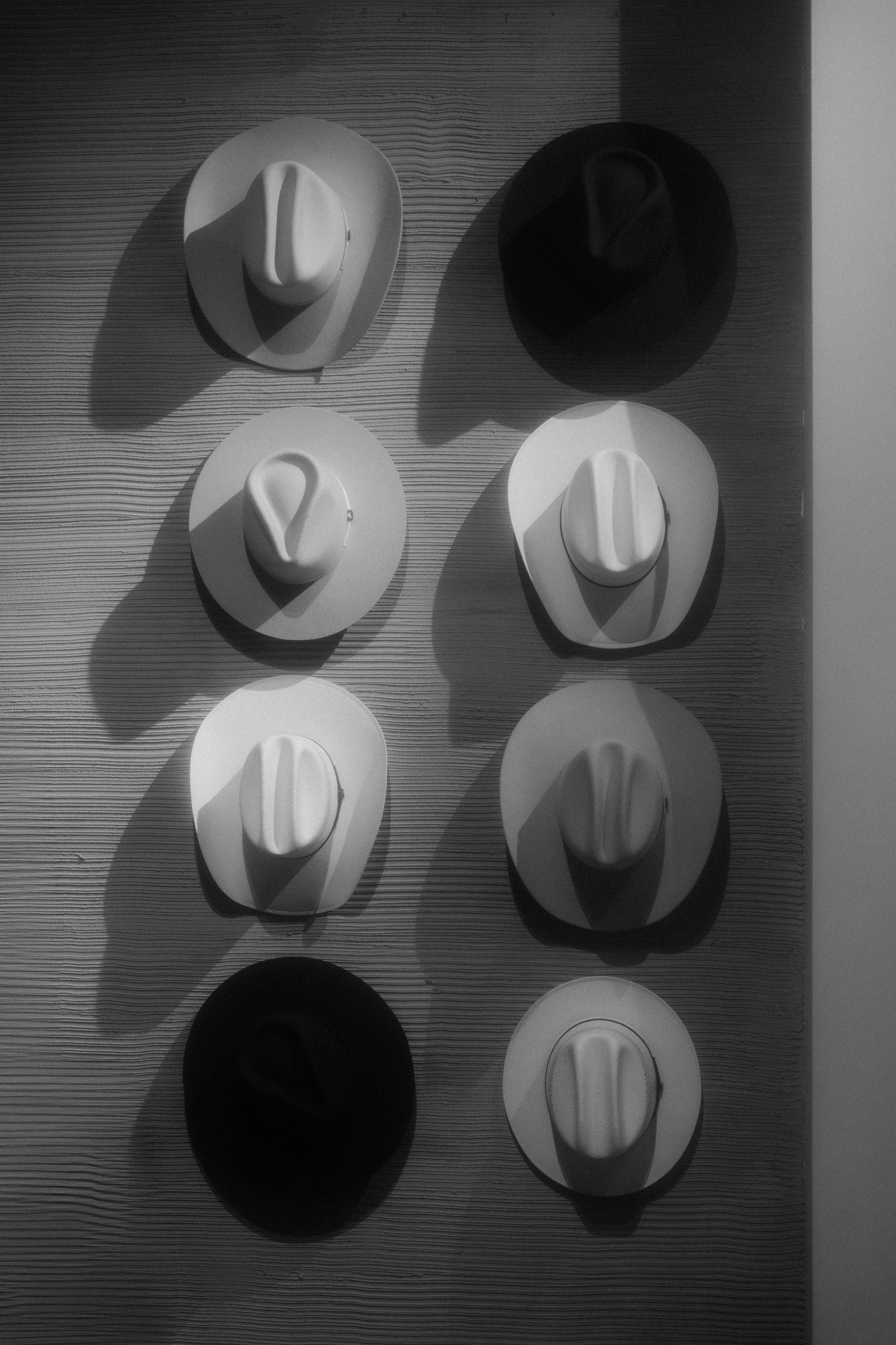 Monochrome Harmony: A Study of Hats