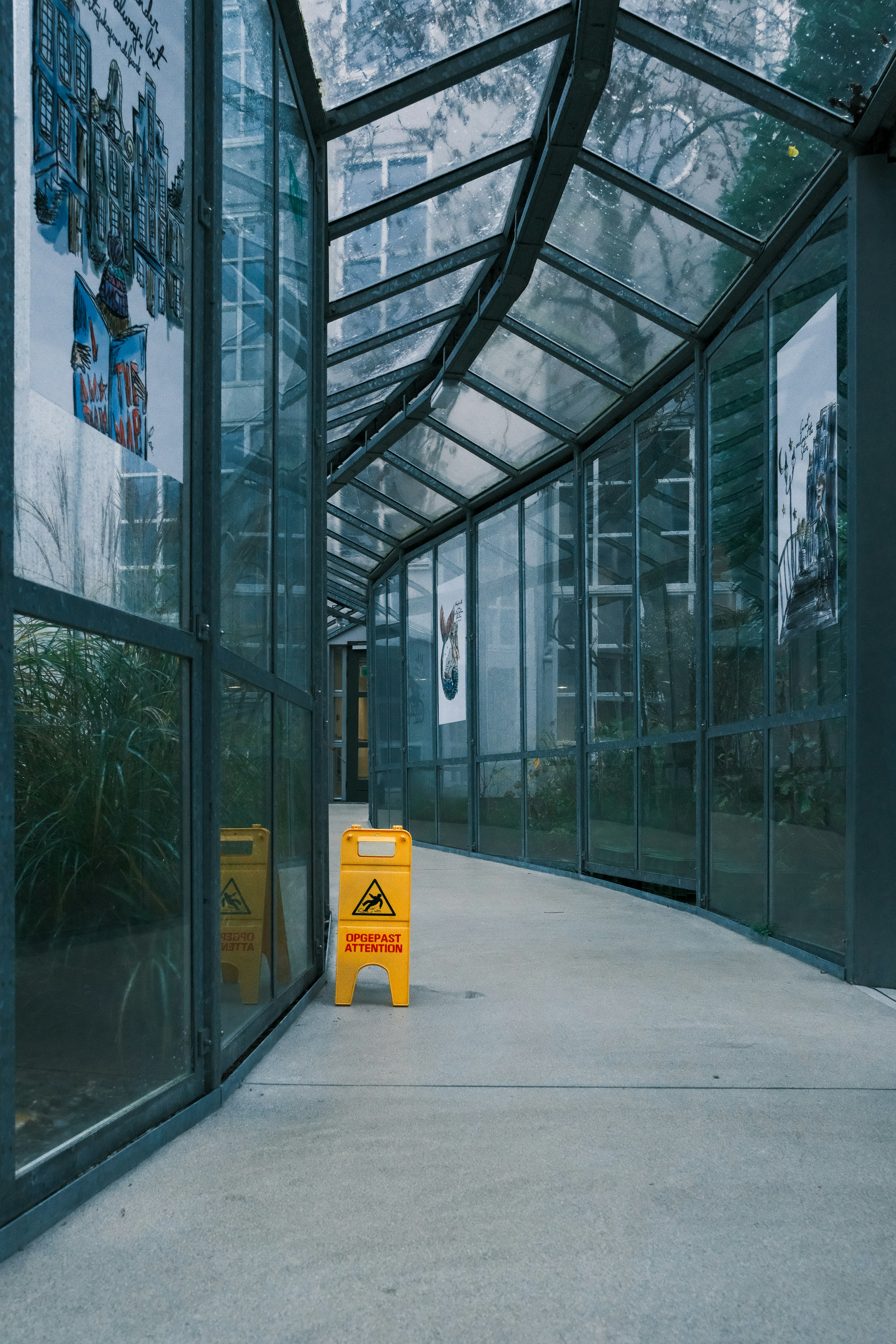 Glass-walled Curvature: A Quiet Path to Light