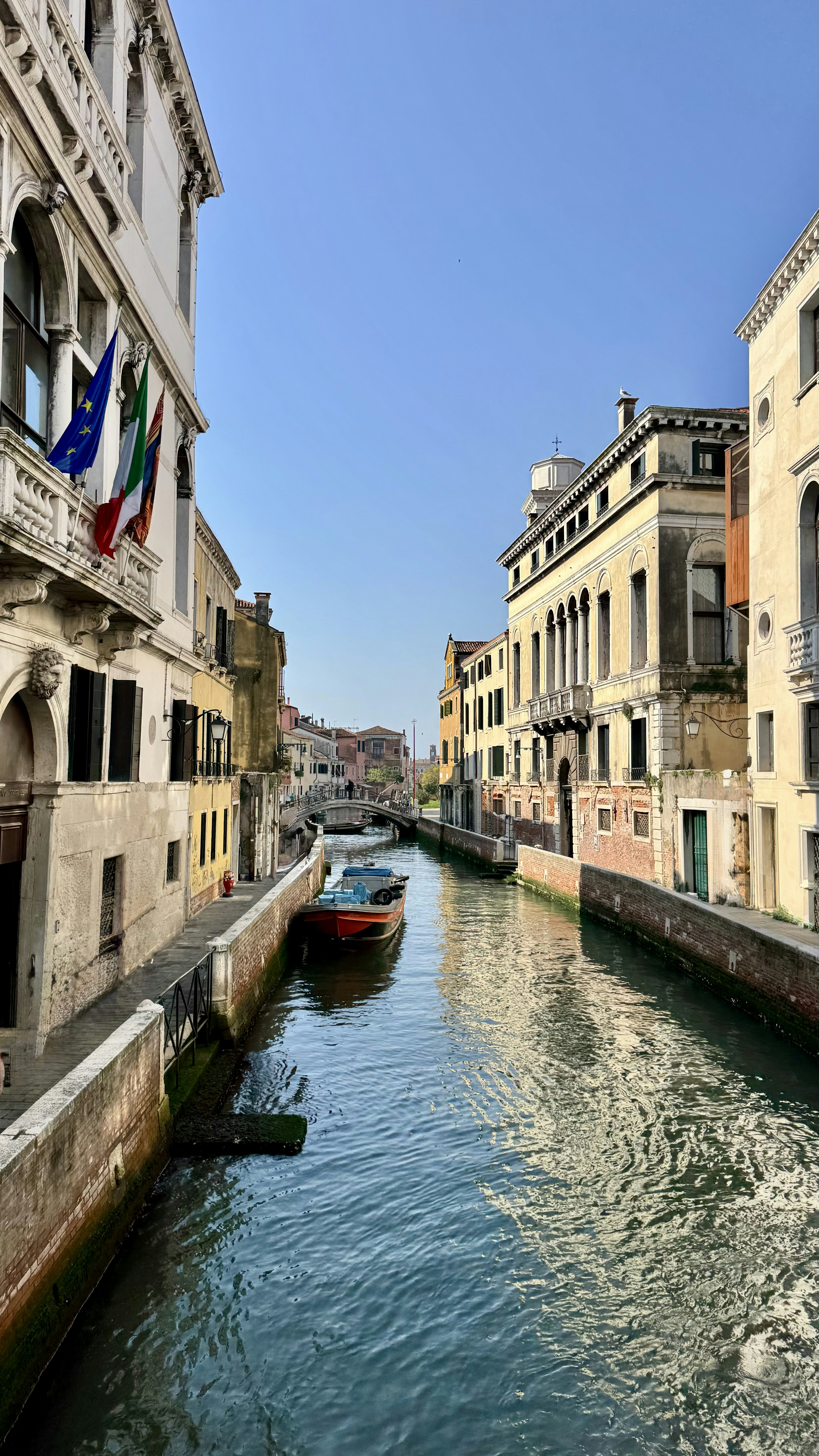 Venetian Serenity: A Canal's Embrace