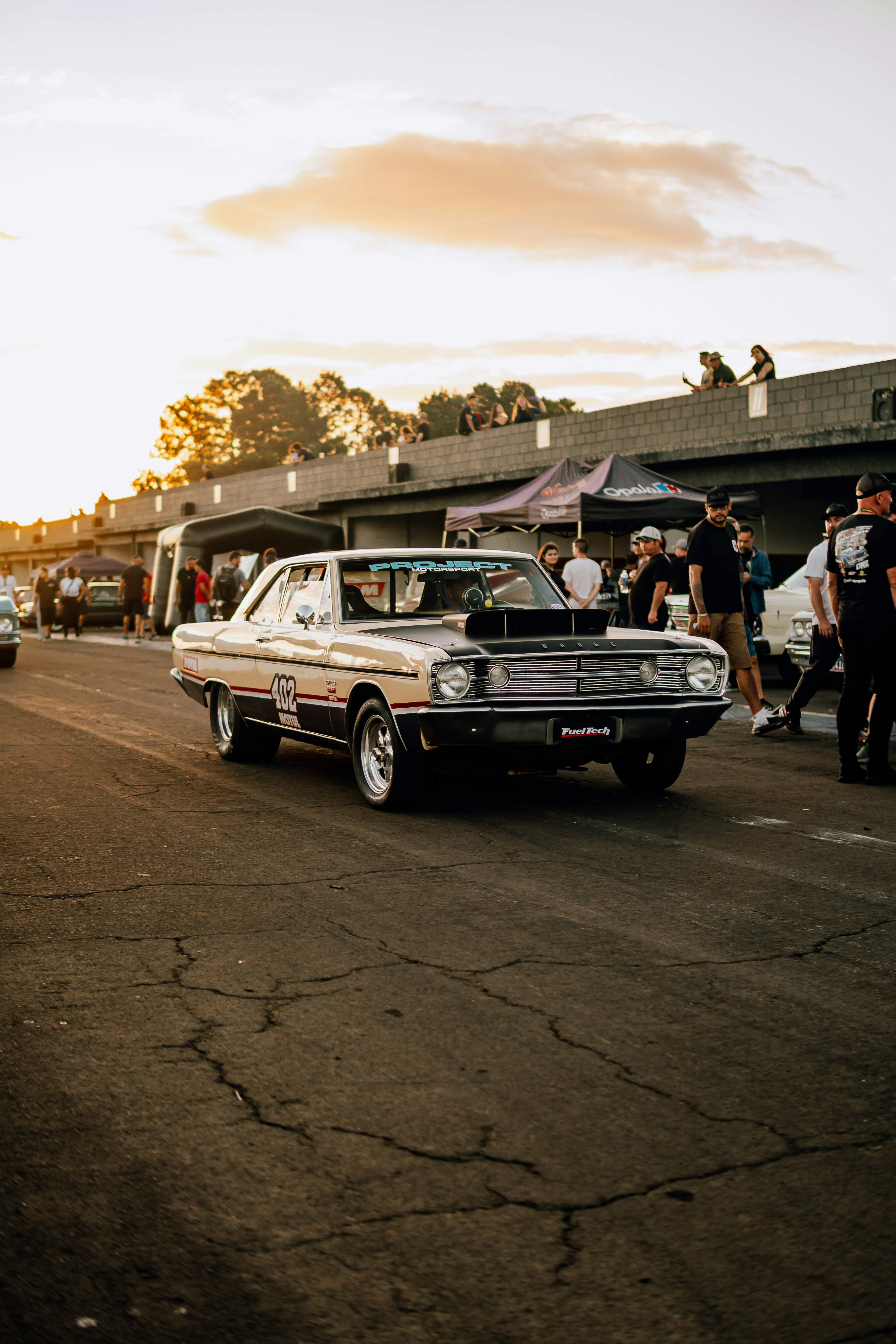 Chrome Legacy: A Vintage Mustang Ready for the Track