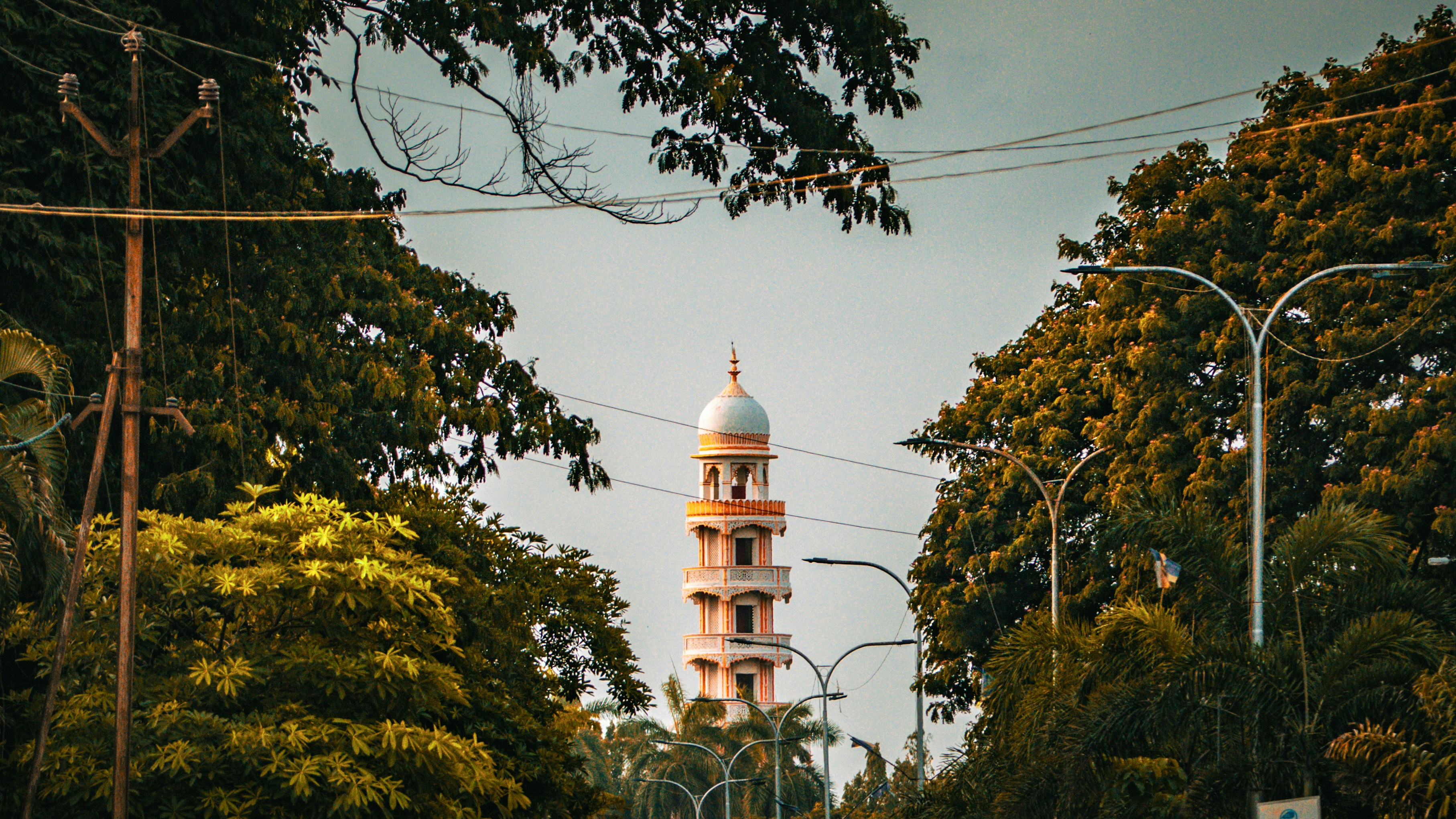 The Tower Amidst Lush Canopy