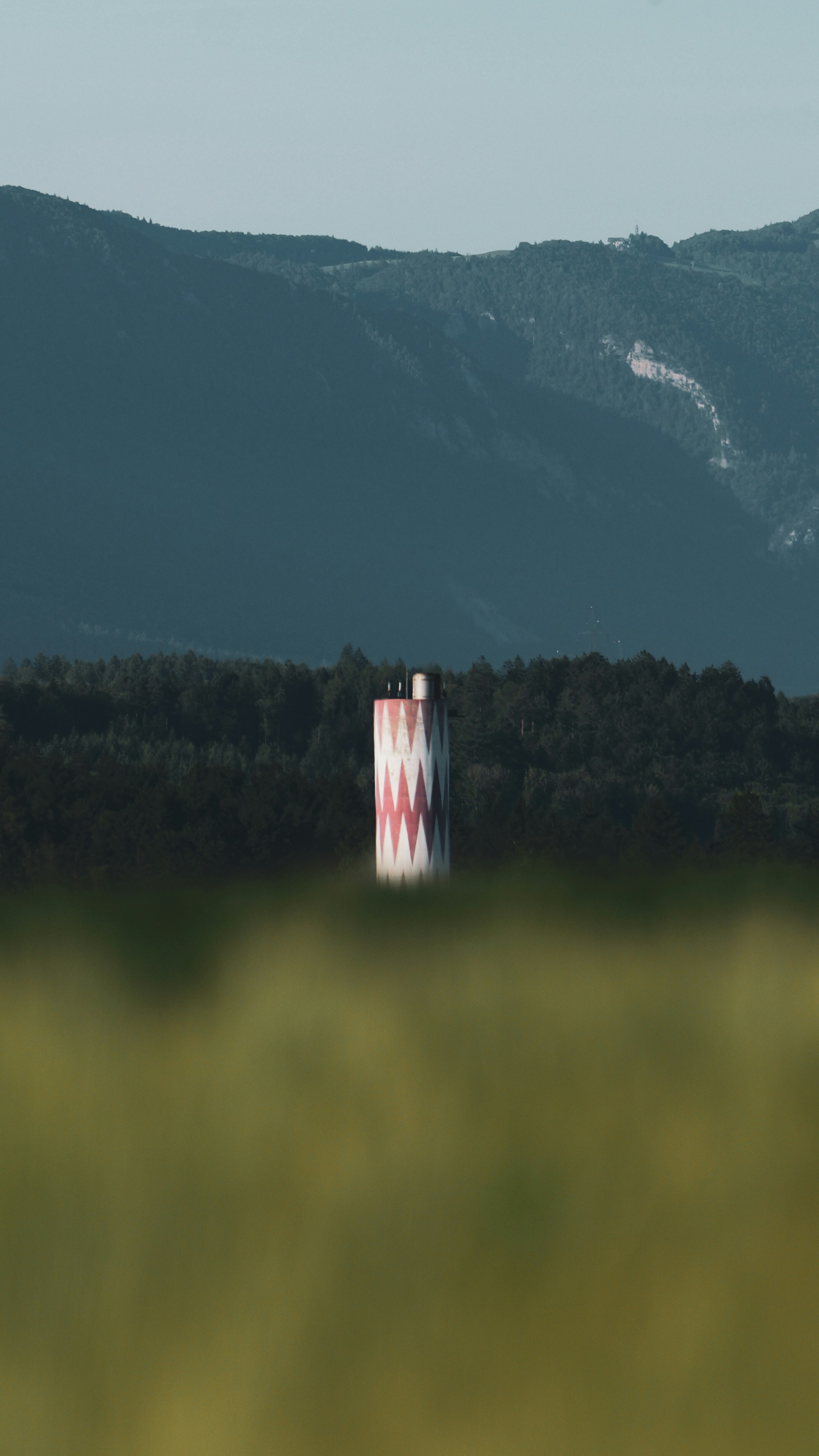 The Solitary Sentinel: A Tower Amidst Nature's Embrace