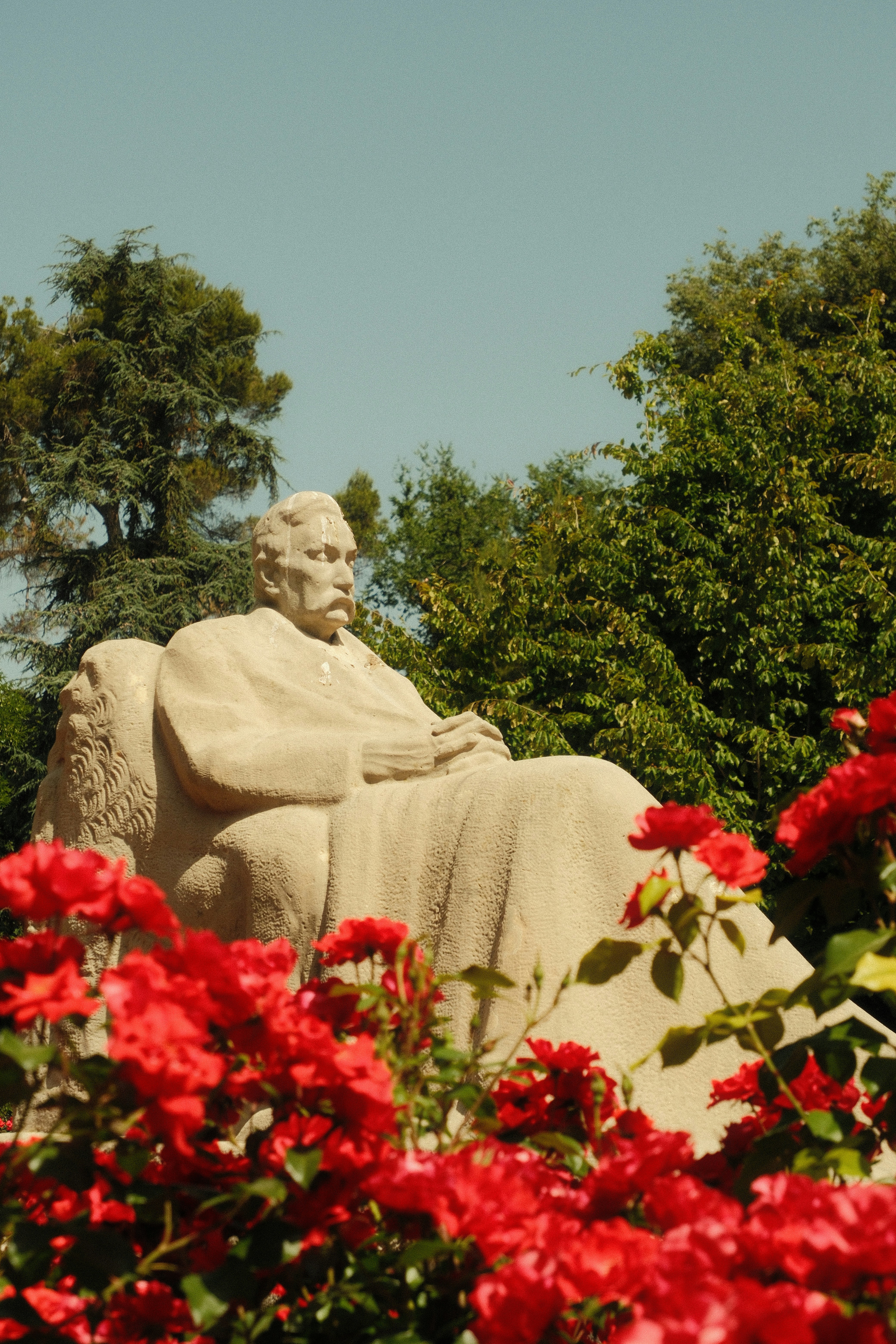 A Quiet Reflection in Stone