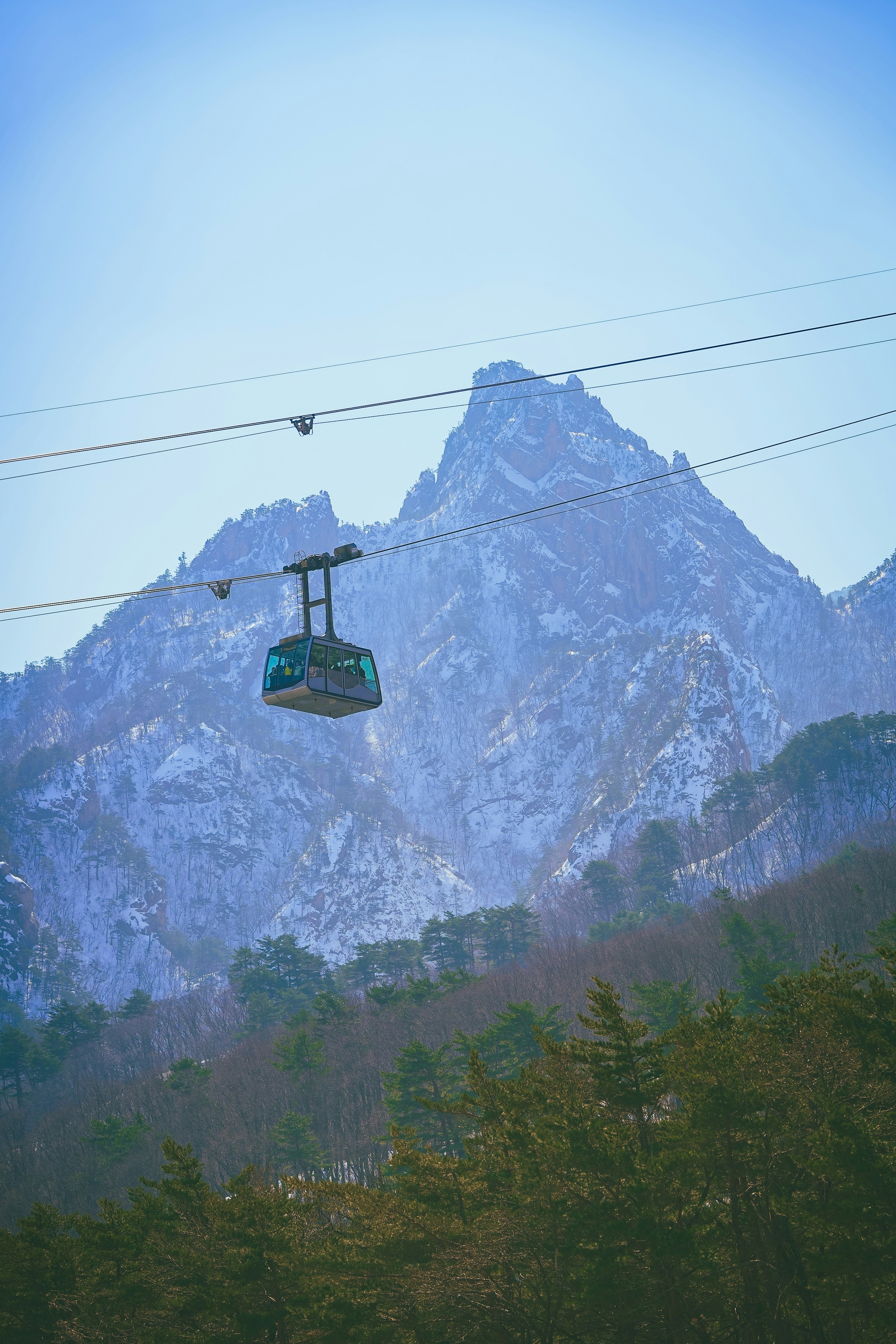 Ascend to Serenity: The Mountain Cable Car Journey