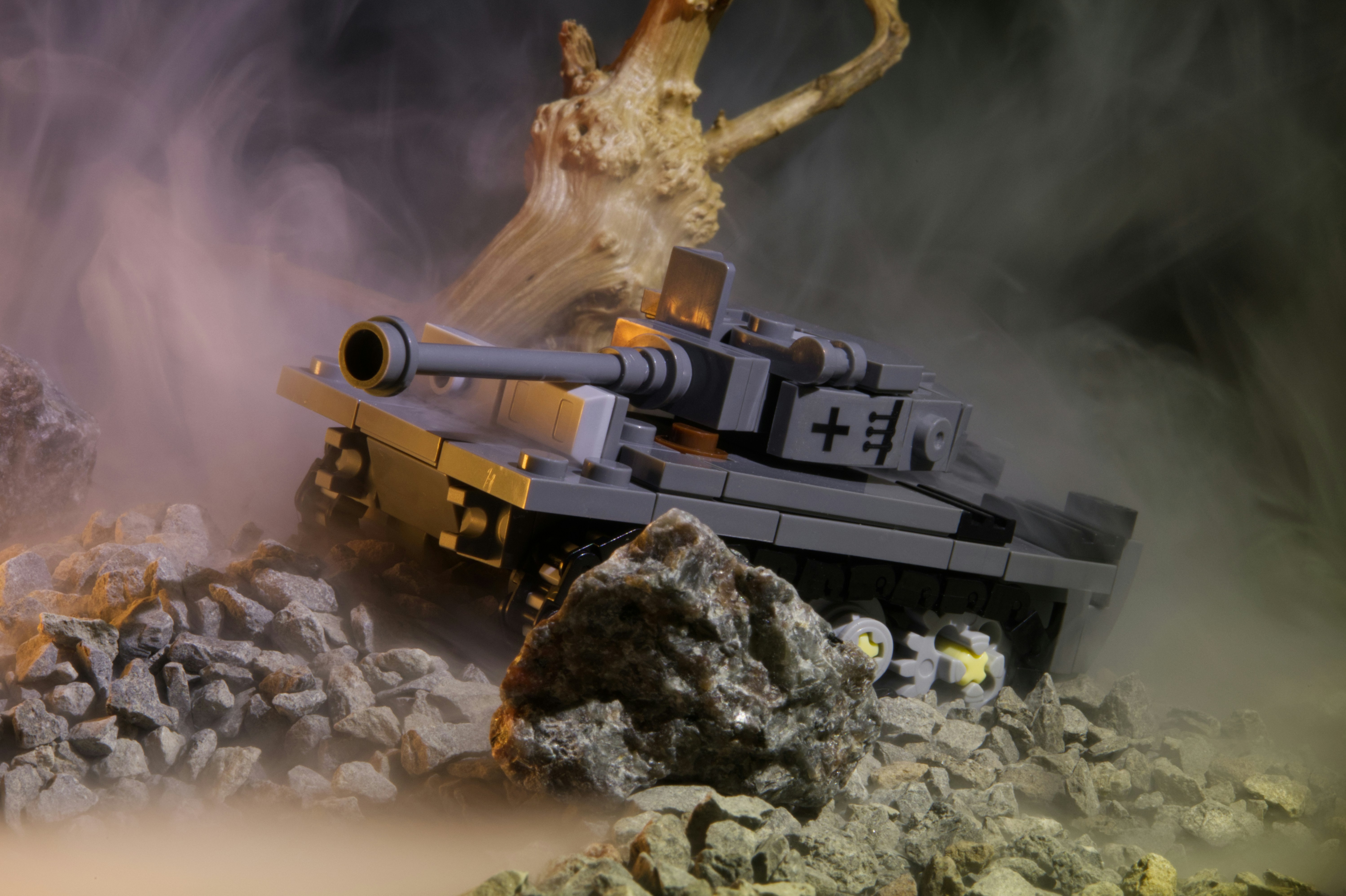 Armored Ambush: A Lego Battle Scene