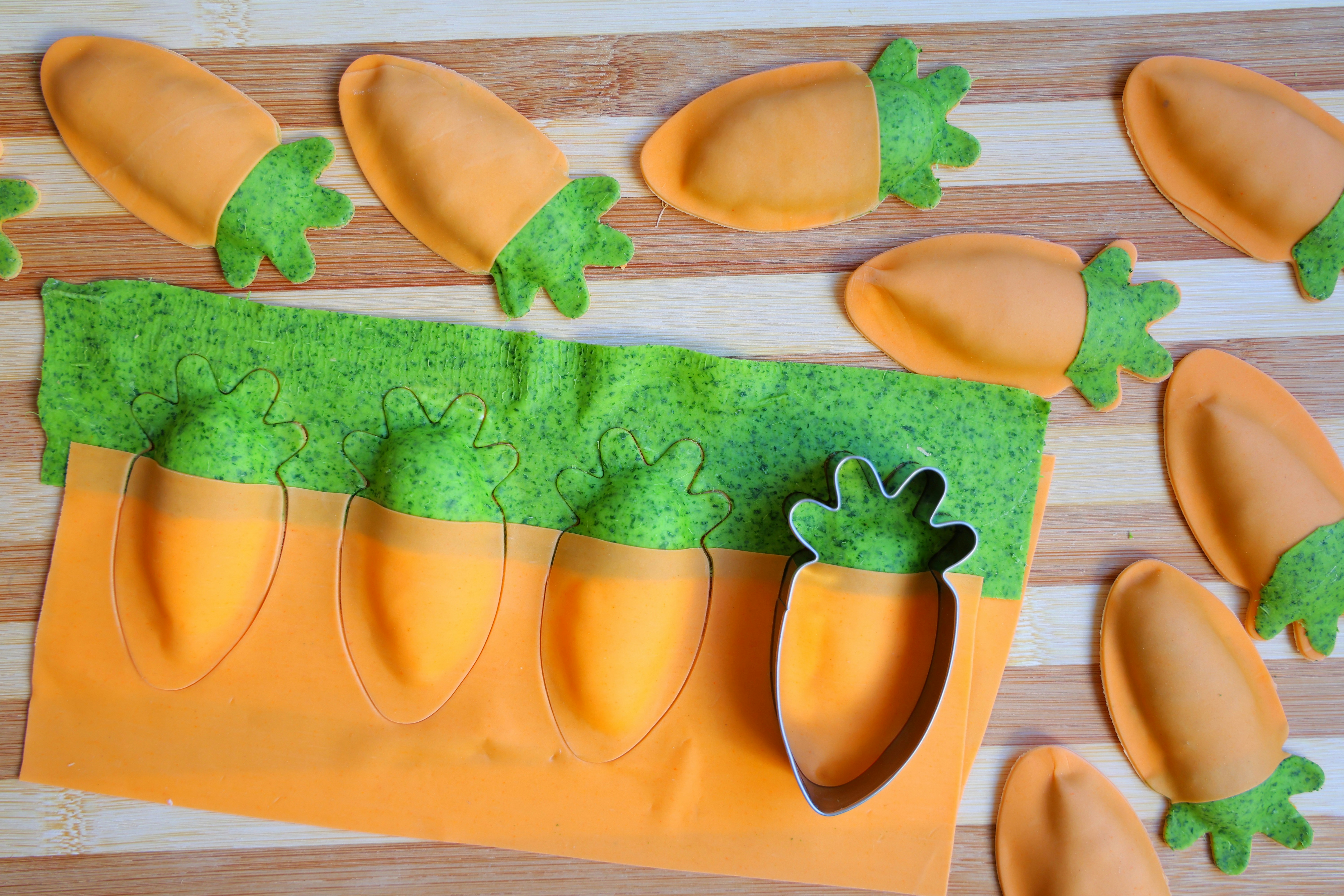 Whimsical Carrot Cookie Preparations