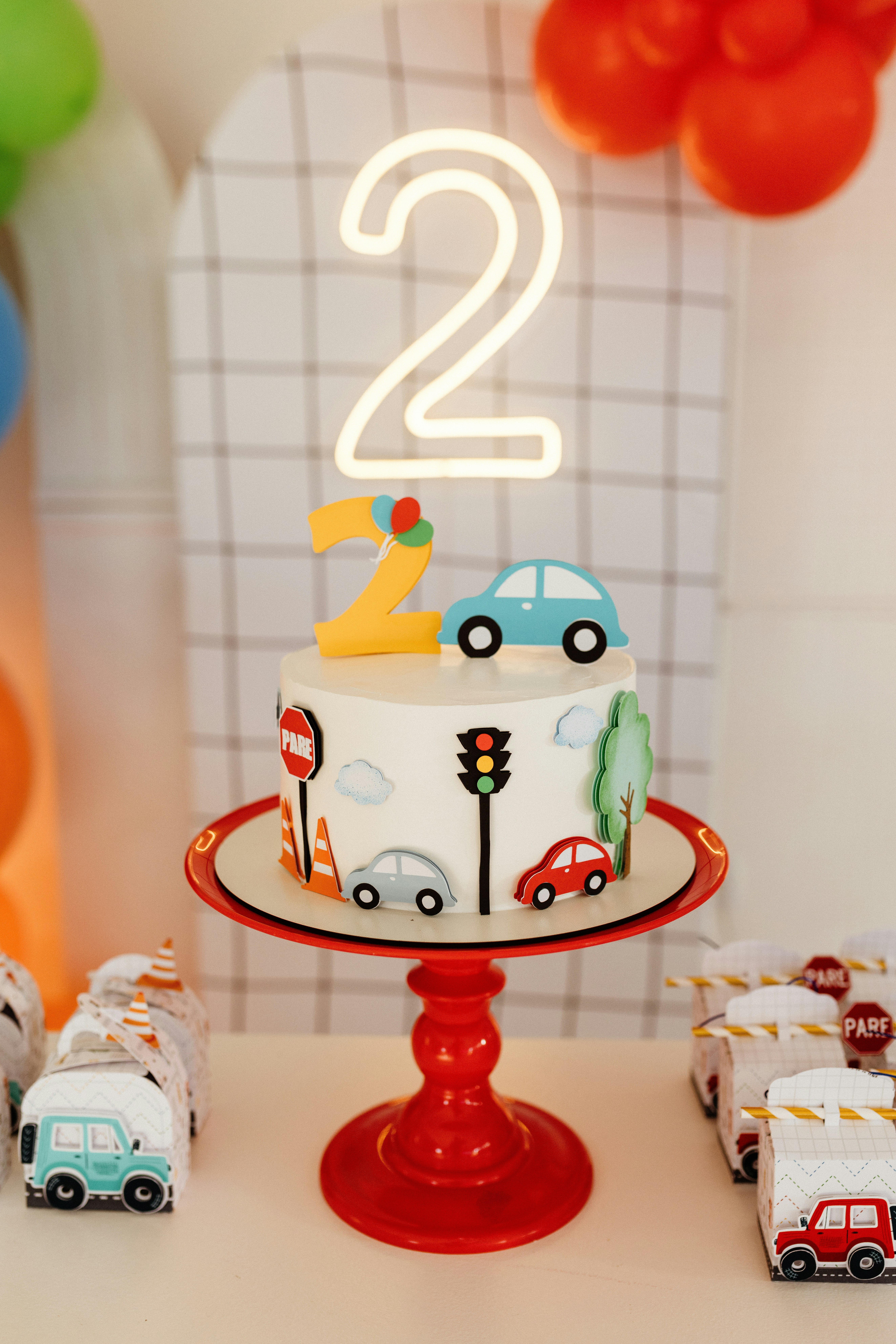 Joyful Journey: Celebrating Two with a Whimsical Cake