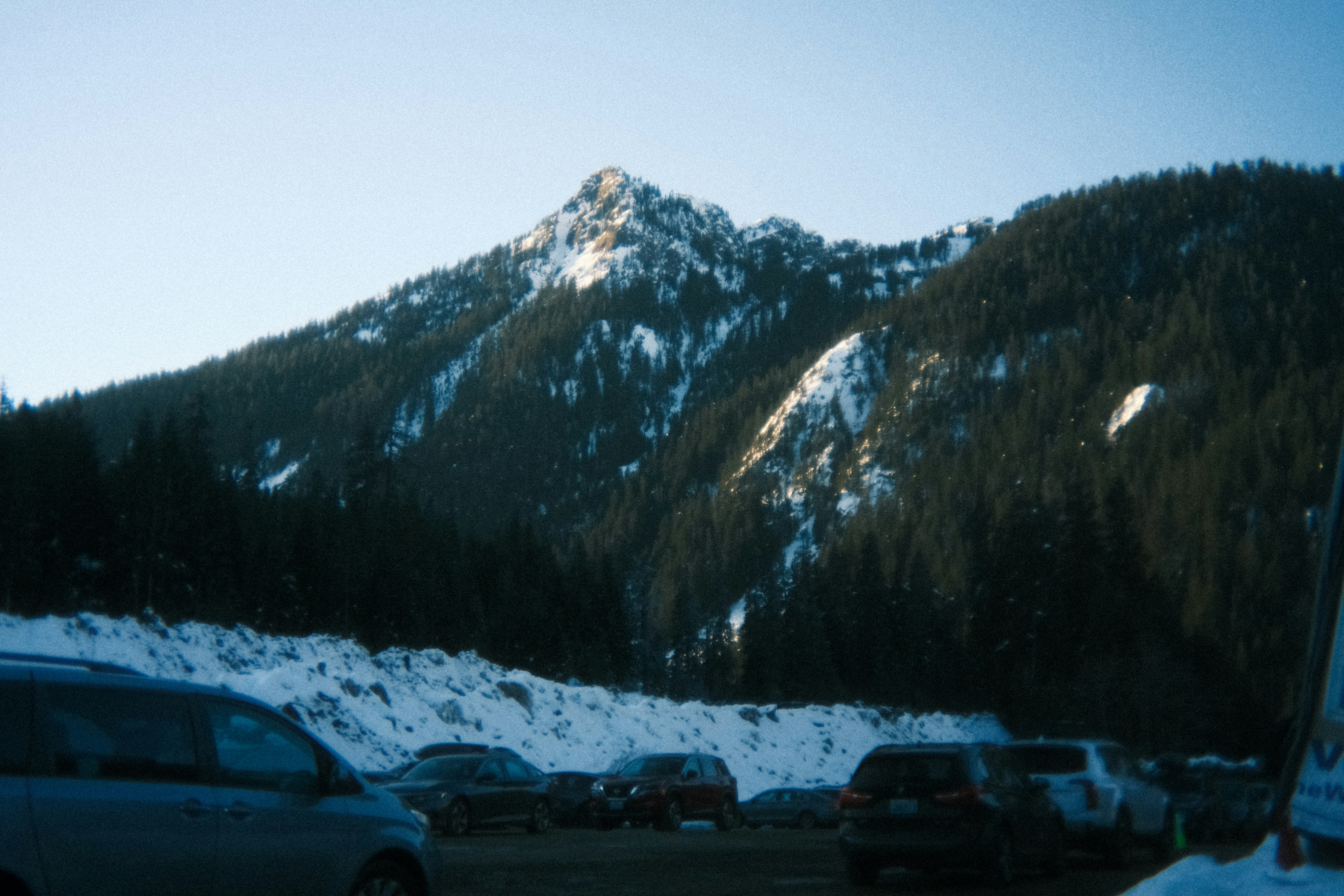 Whispers of Winter: A Mountain's Embrace