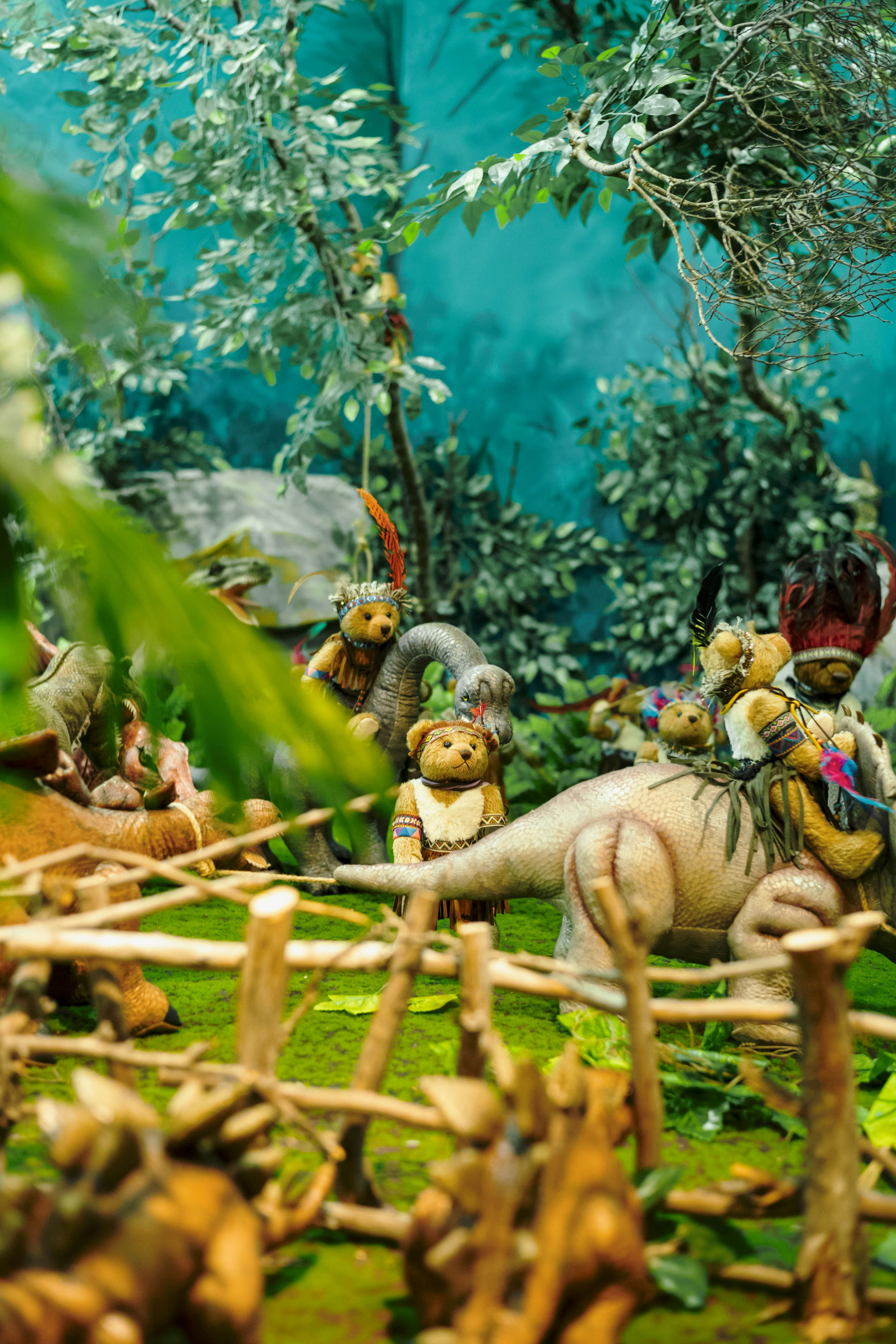 Teddy bears adventure through a whimsical forest scene. photo – Free ...
