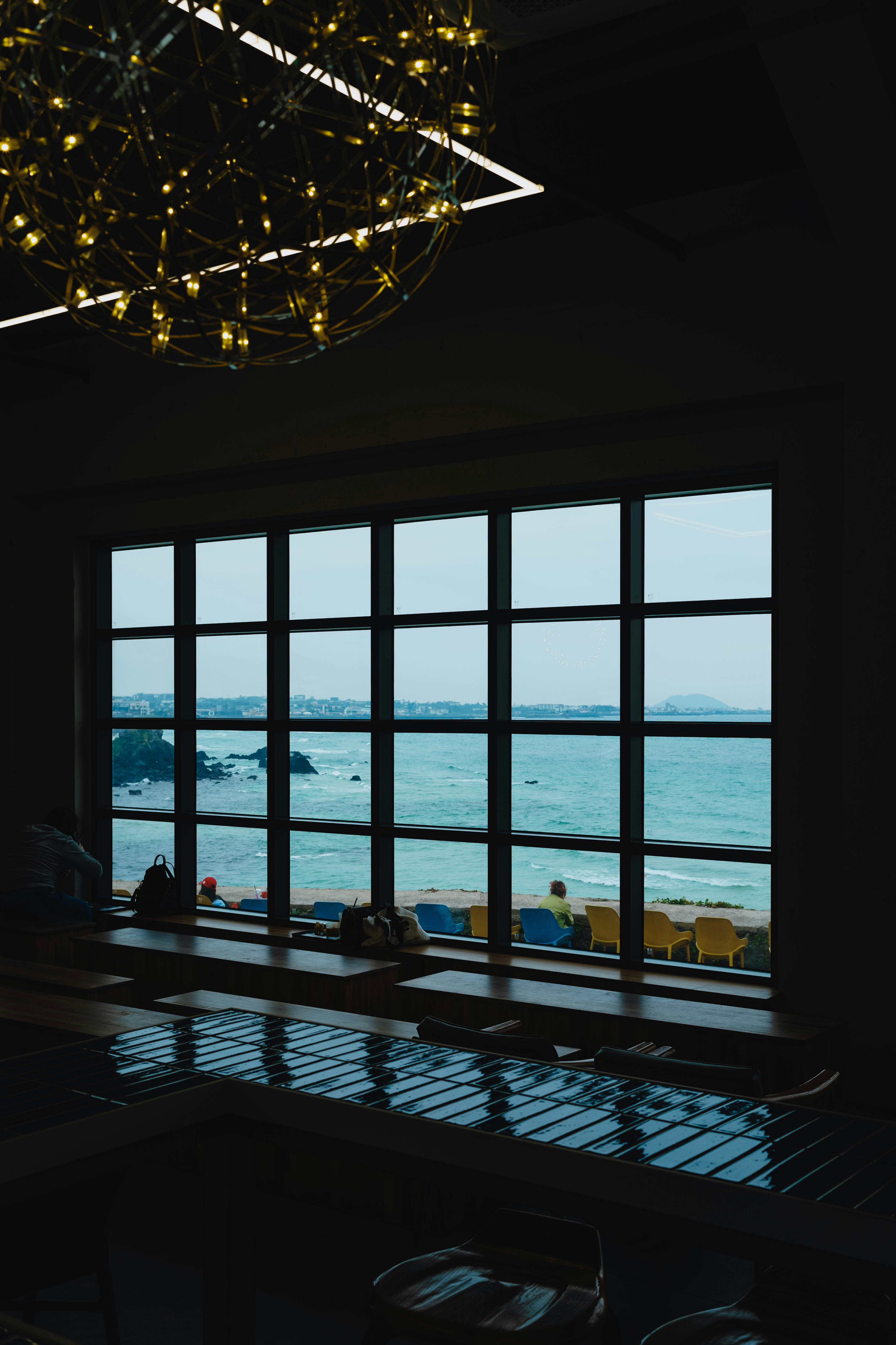 Seaside Serenity Through a Framed View