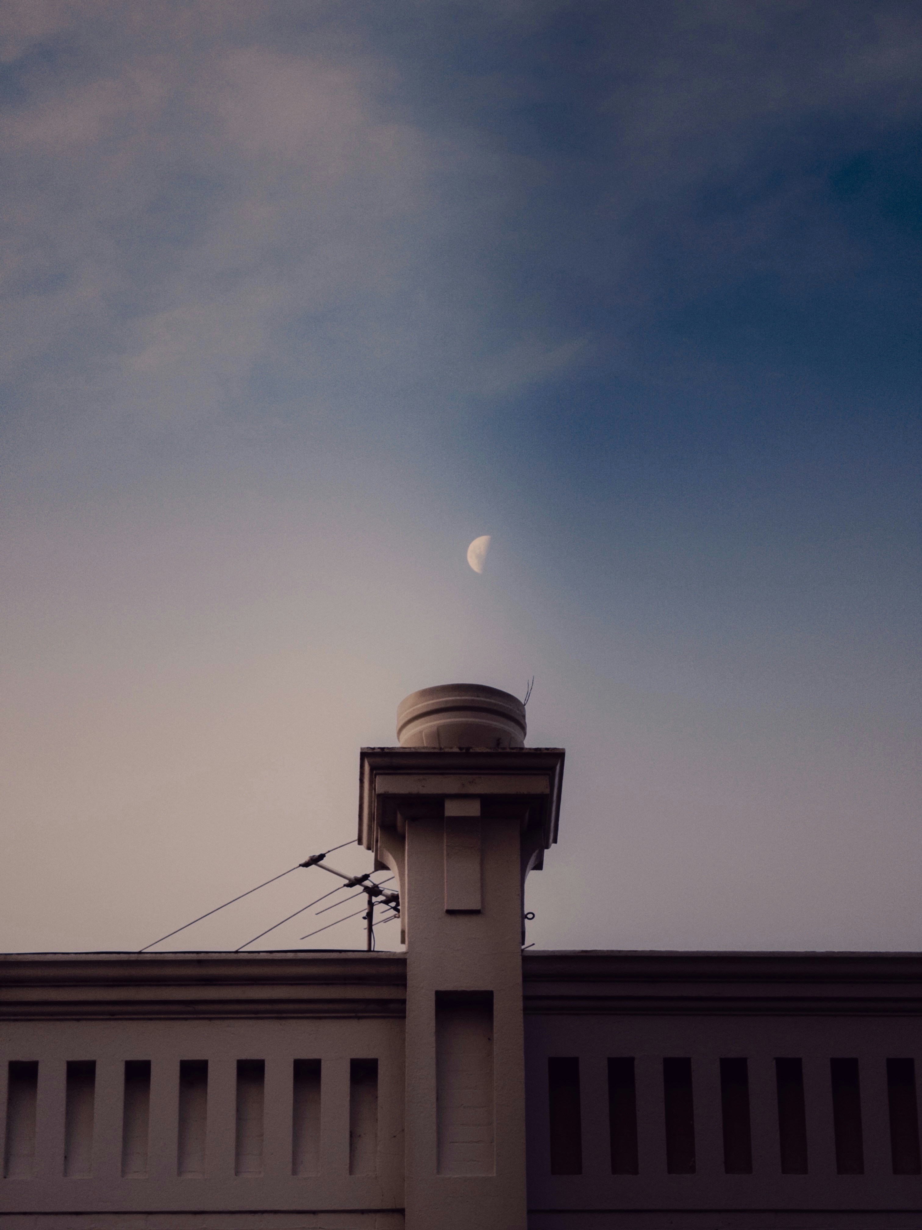 Silent Sentinel: The Moon's Watchful Gaze