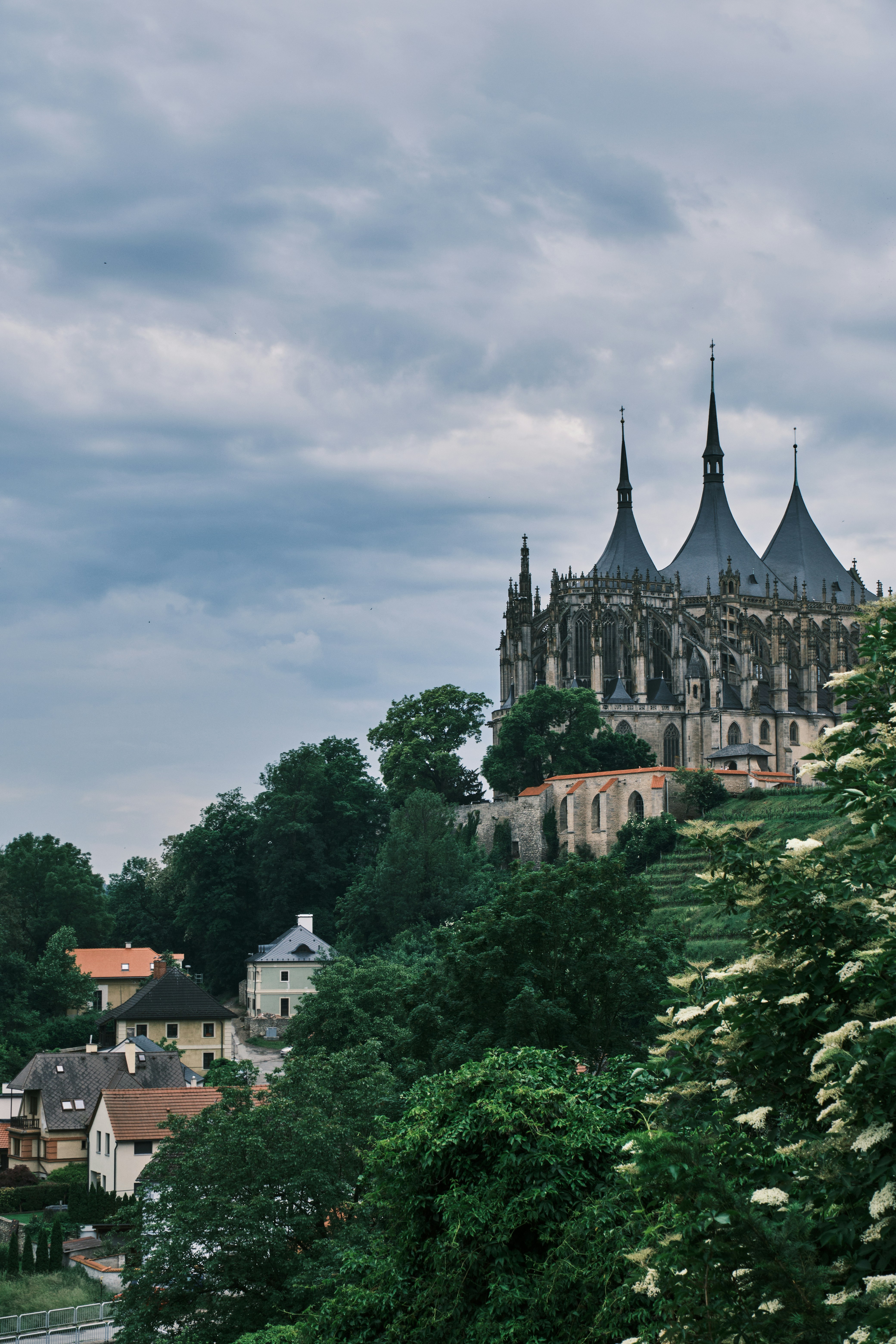 Gothic Crown on a Green Hill: Cathedral Spires Reach Skyward
