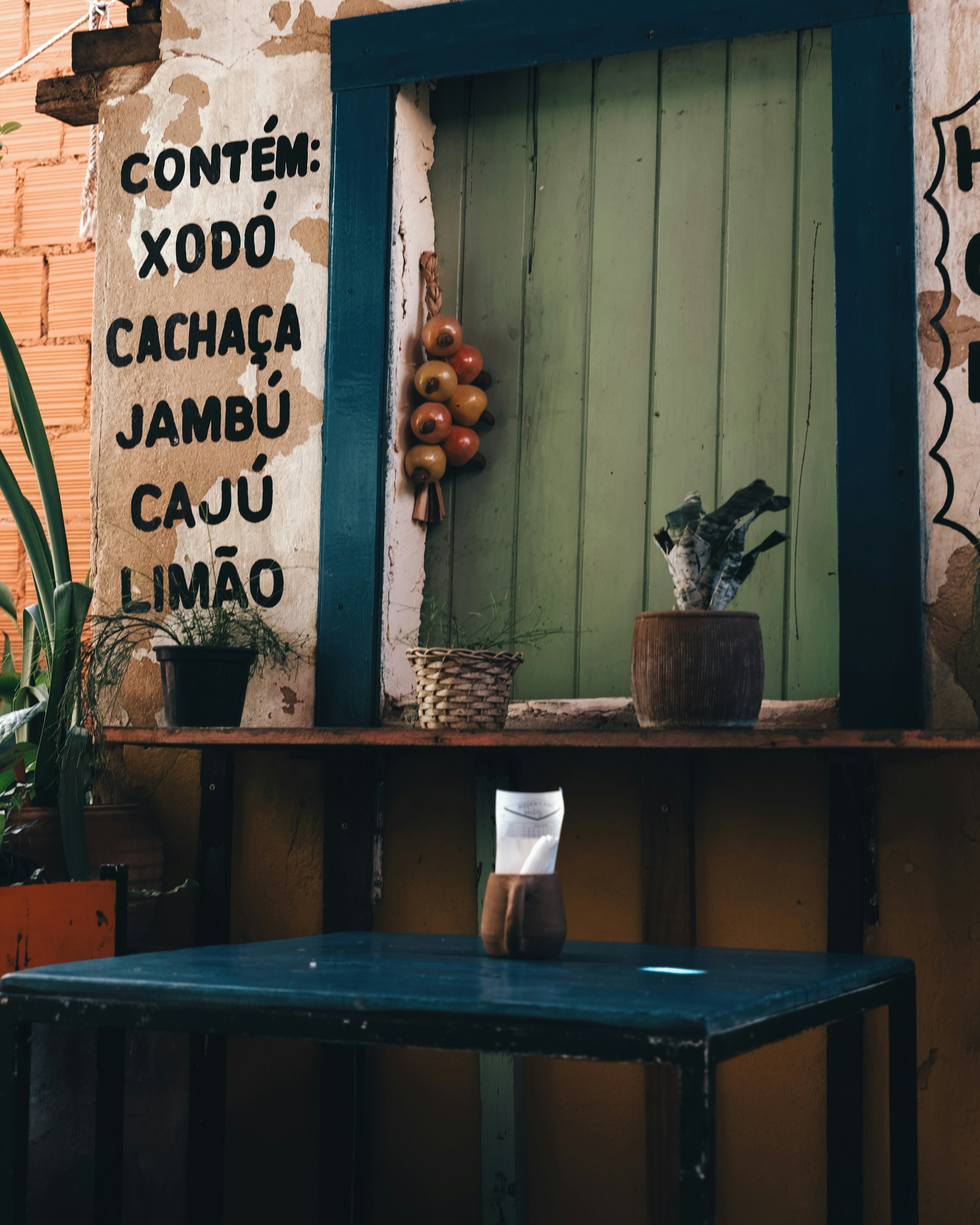 A small brazilian bar with table and ingredients. photo – Free ...