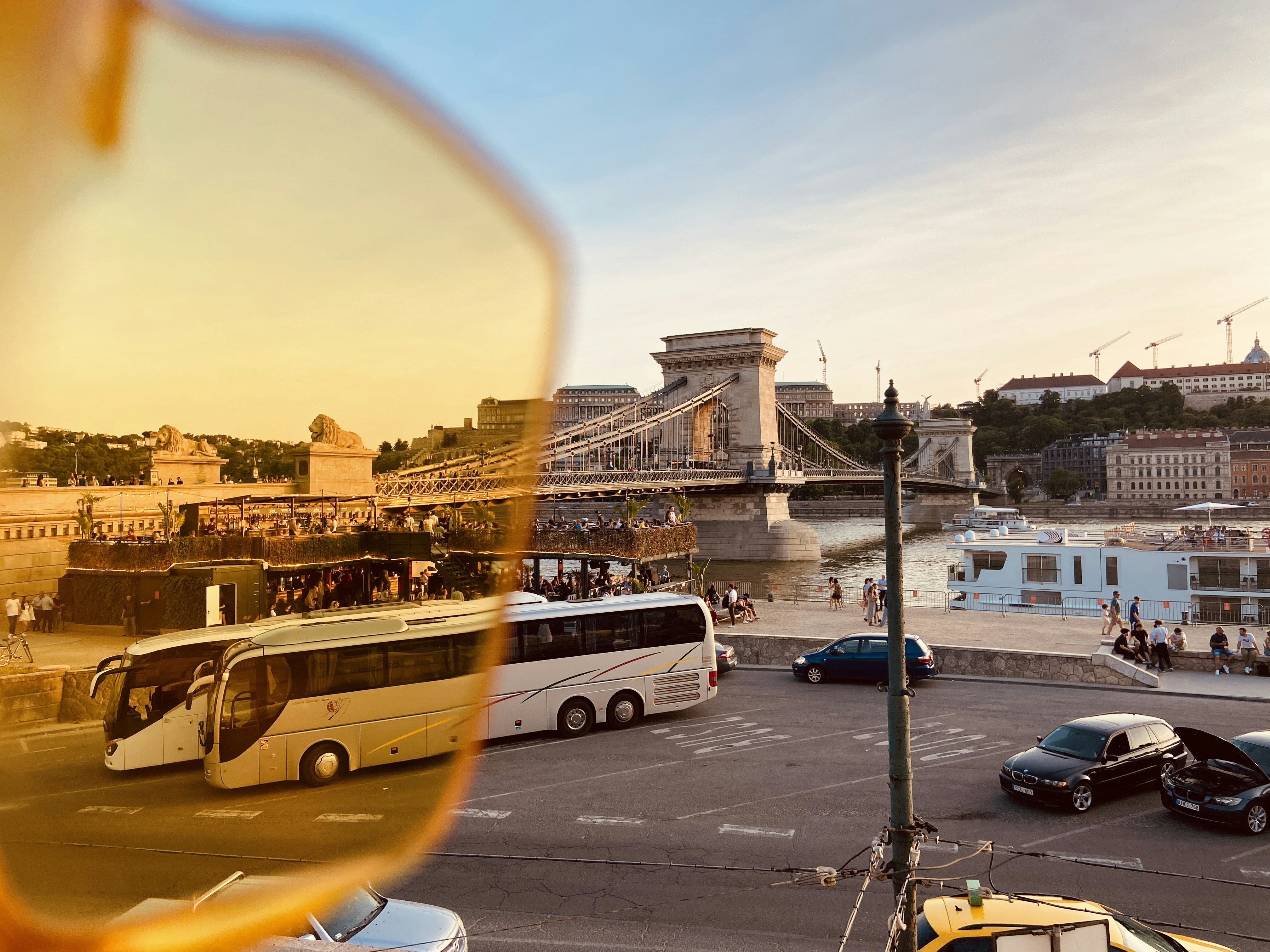Reflections of Budapest: A Sunset Encounter