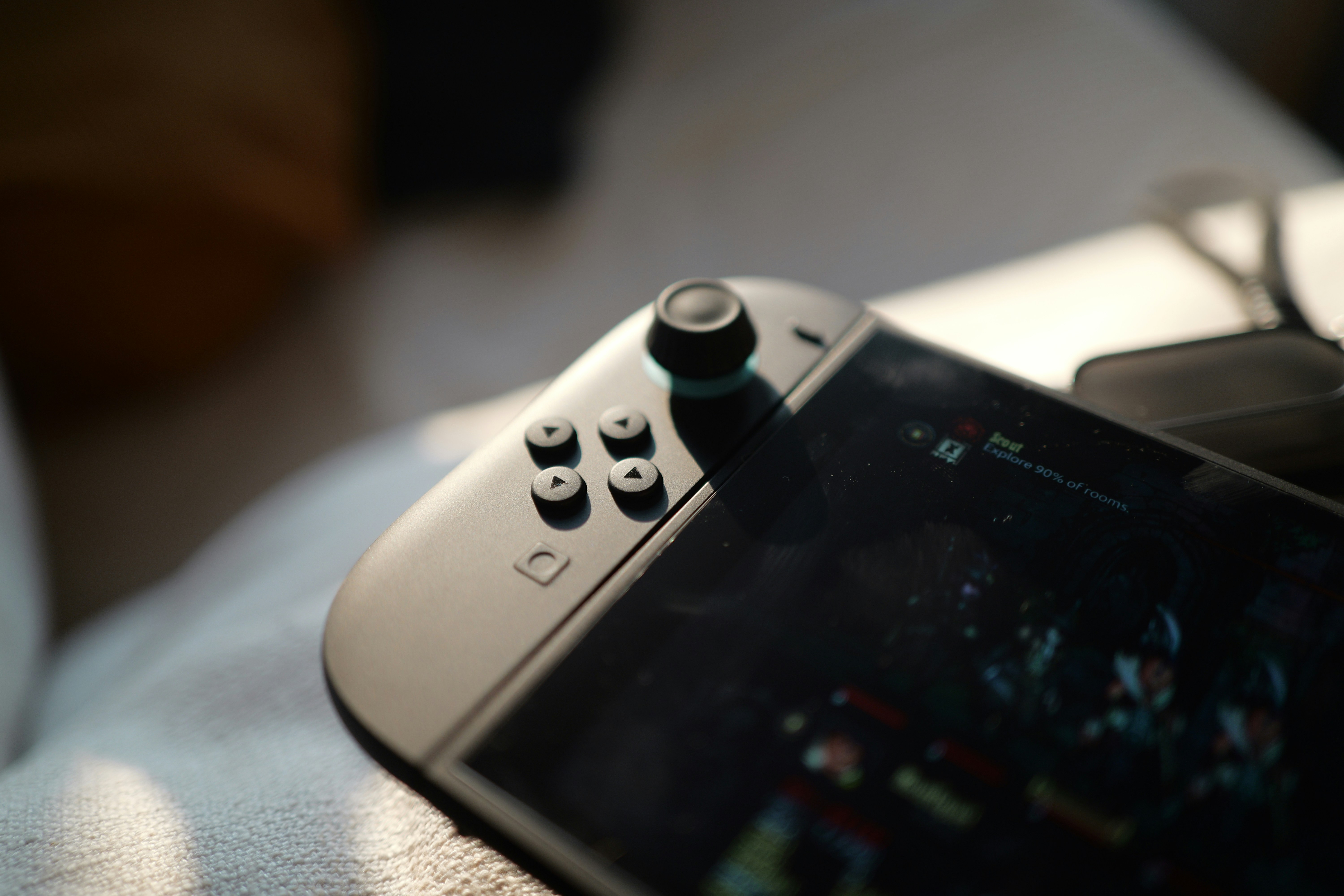 A nintendo switch sits ready for gameplay. photo – Free Nintendo switch ...