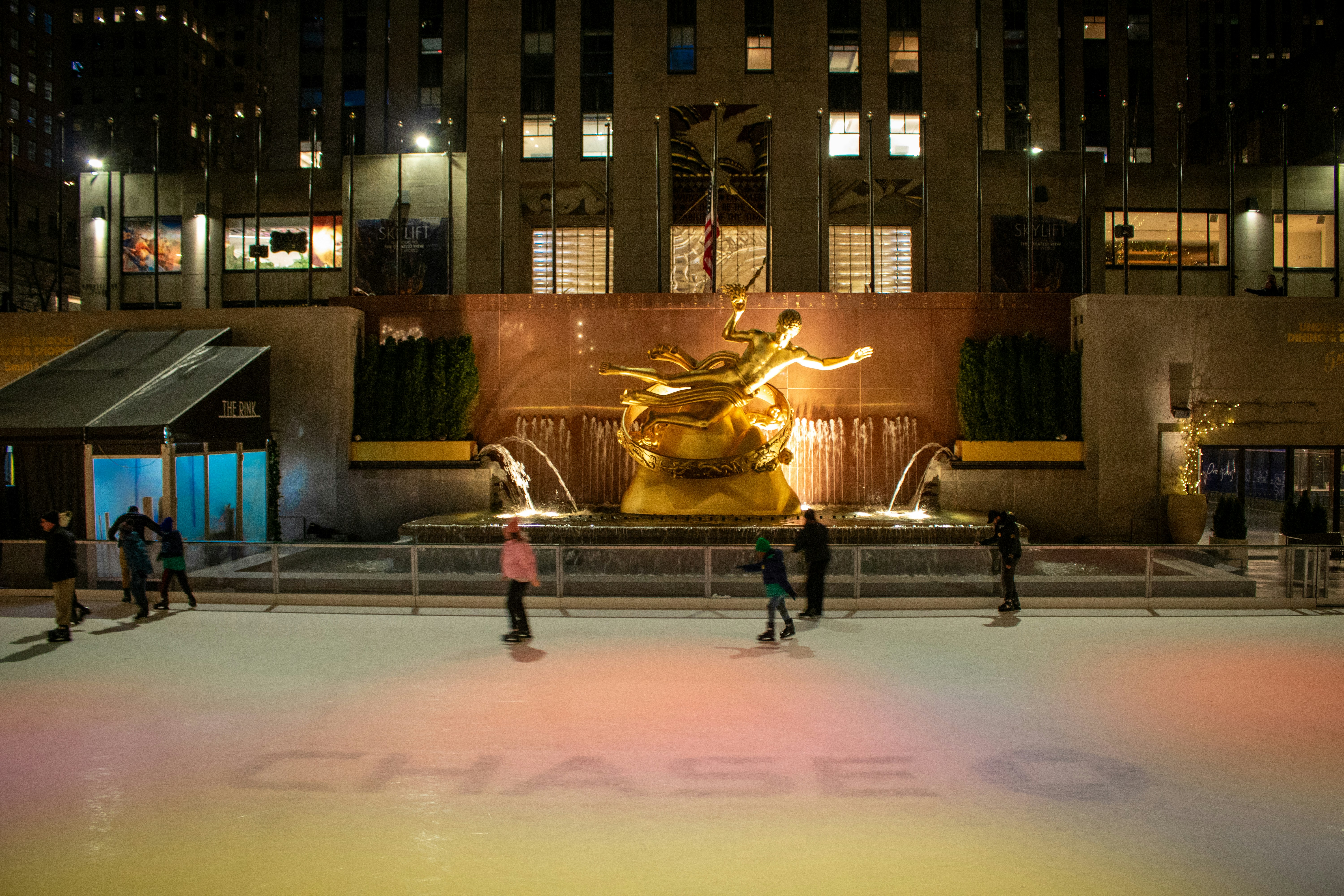 Illuminated Ice: A Dance of Light and Motion