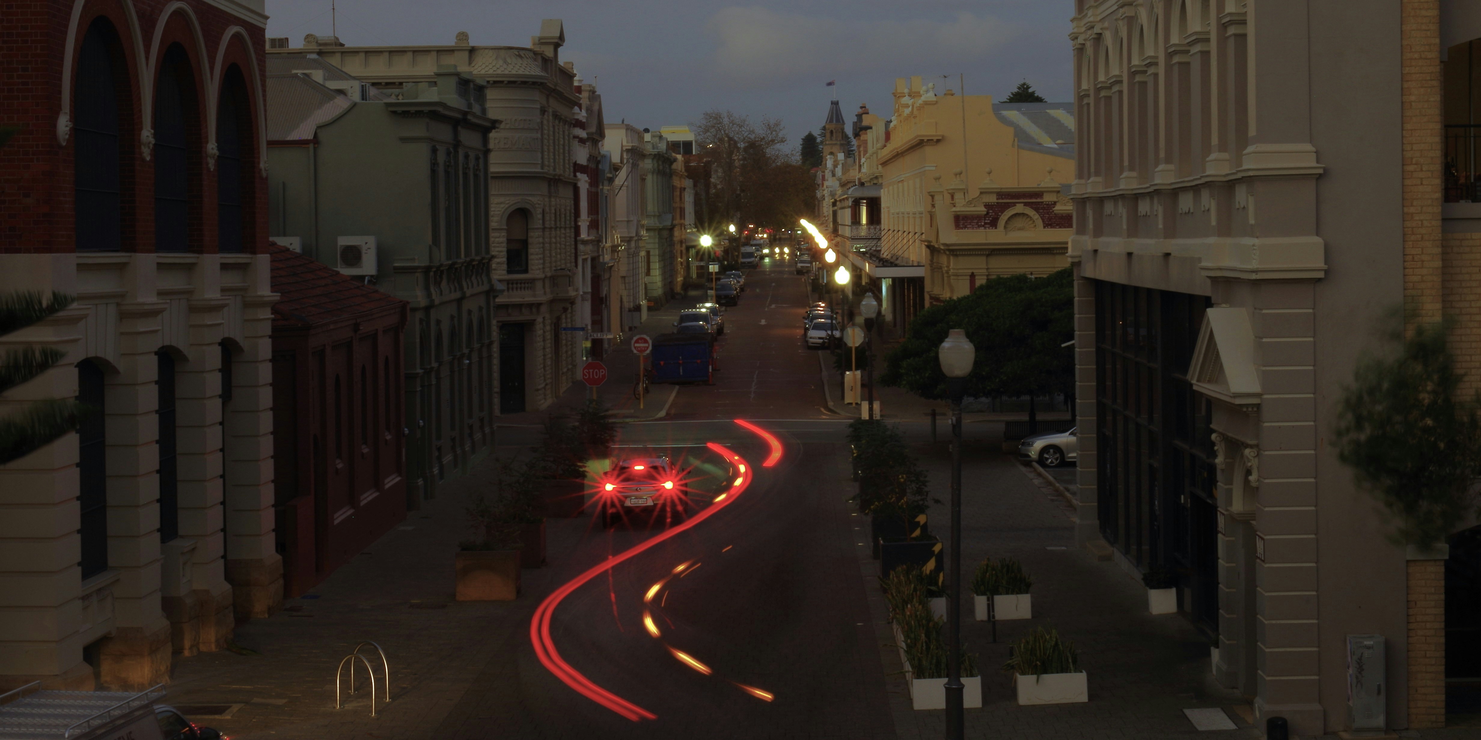 Twilight Whispers of a Quiet Street