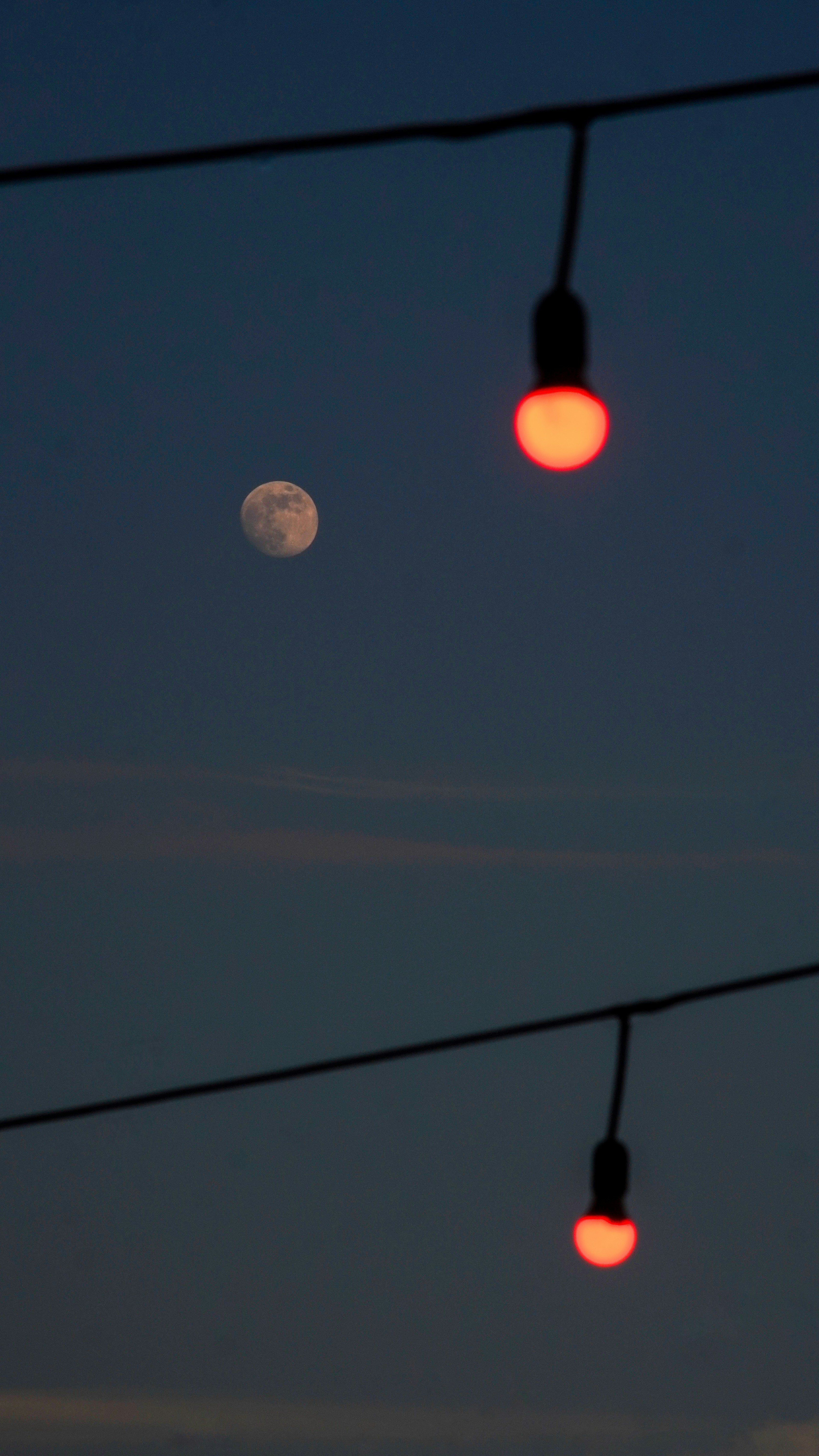 Celestial Glow Amidst Urban Charm