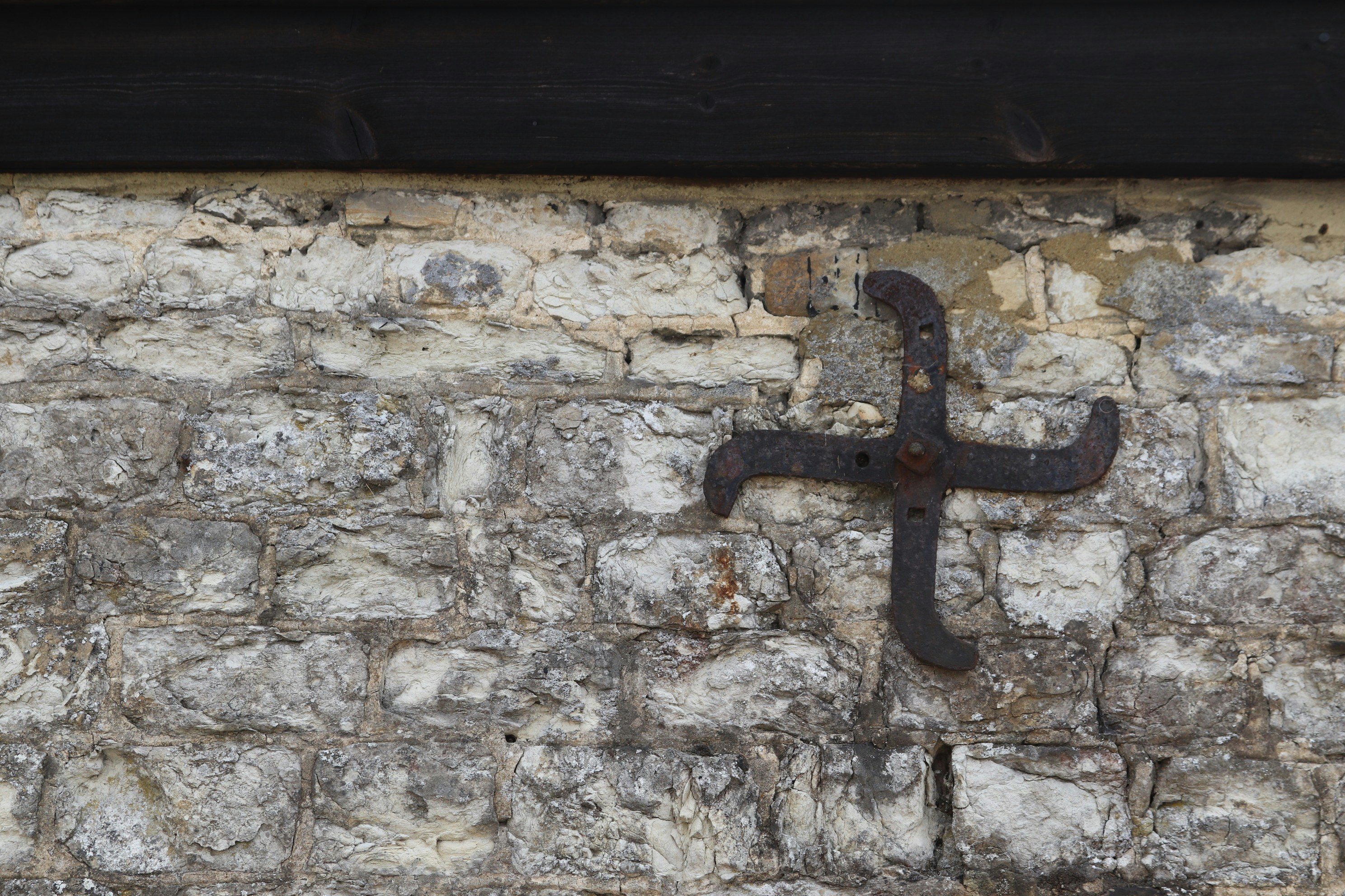Rustic Emblem on Weathered Stone