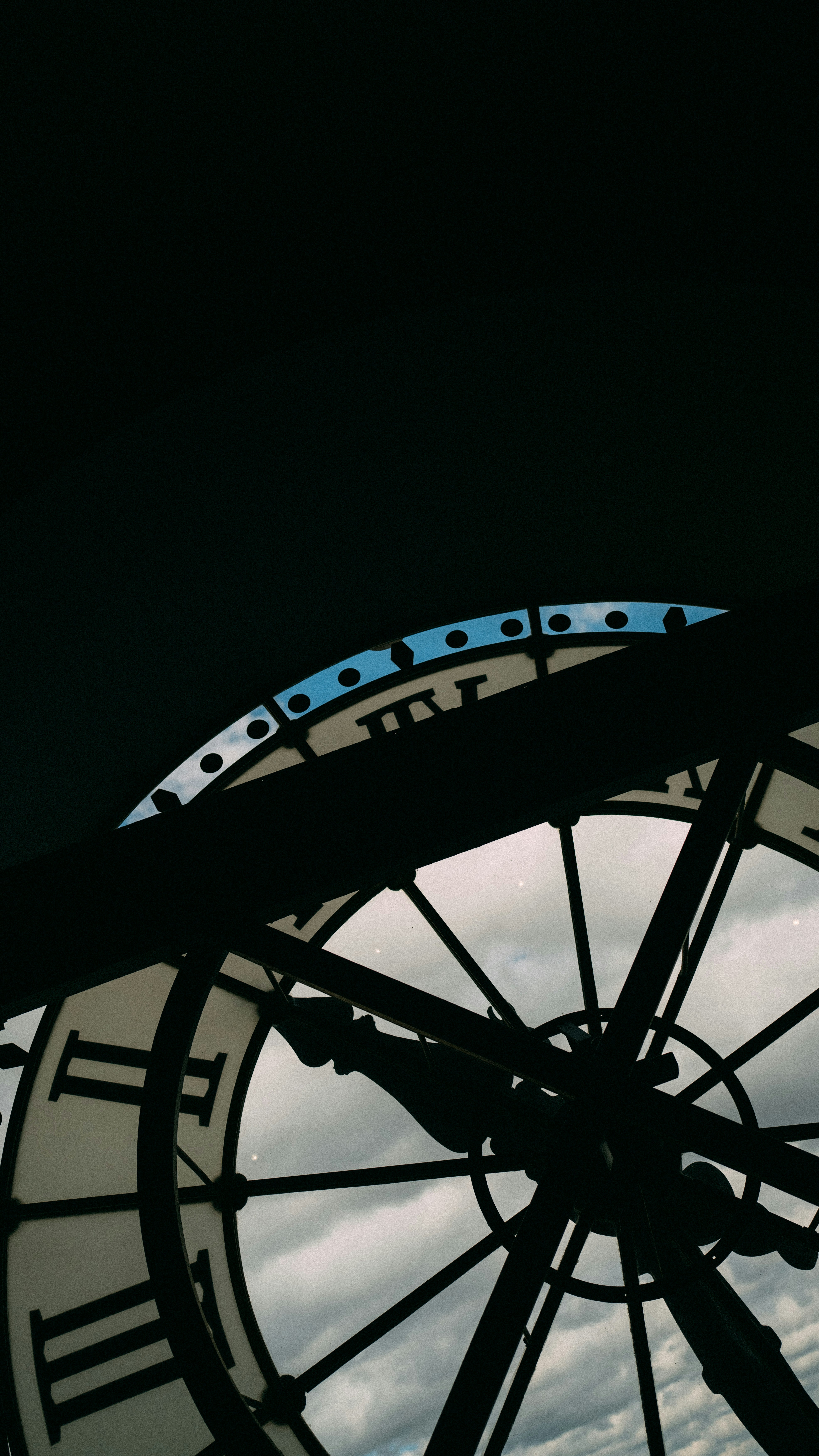 Timeless Gaze Through the Clock Face