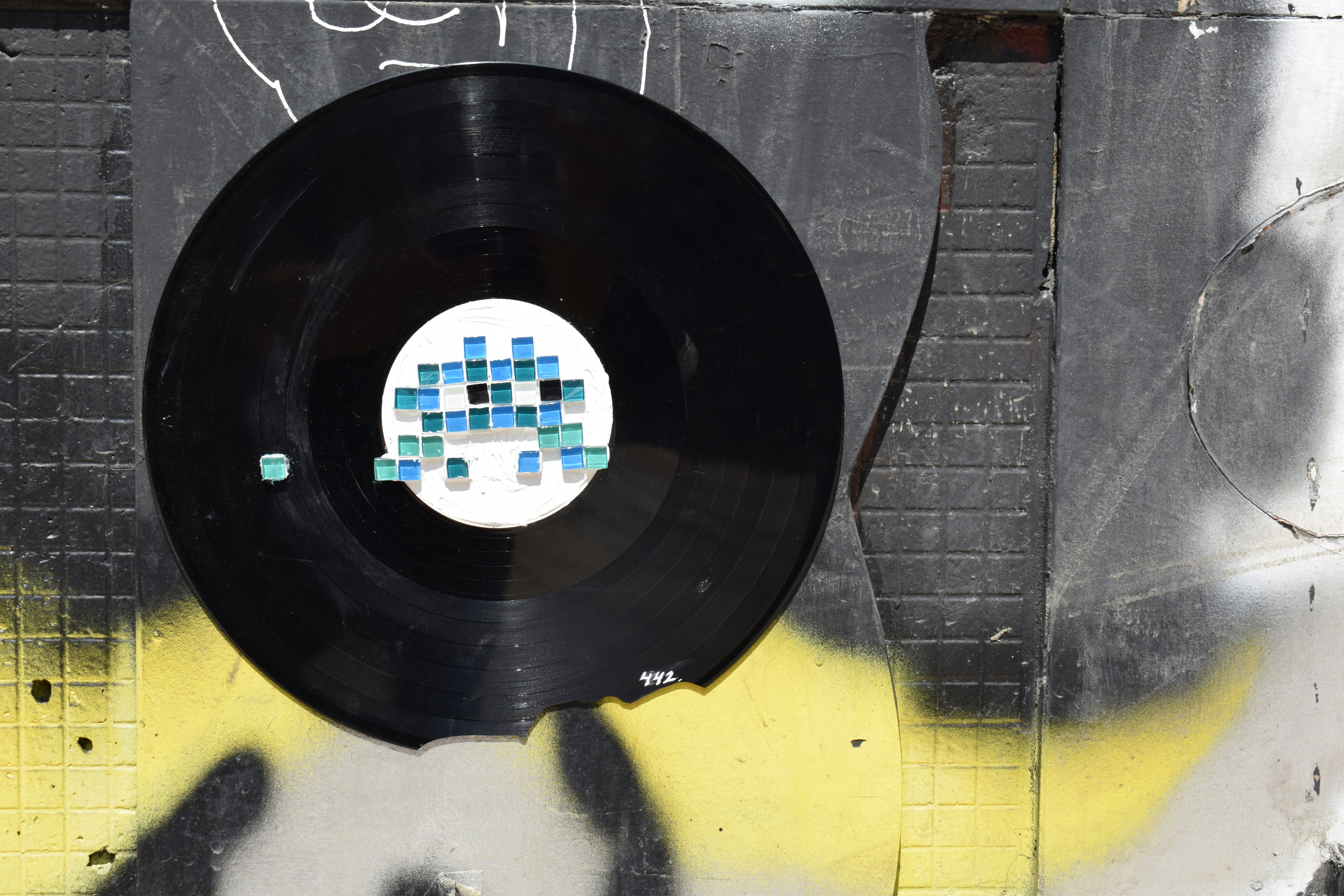 Retro Vinyl Meets Urban Art